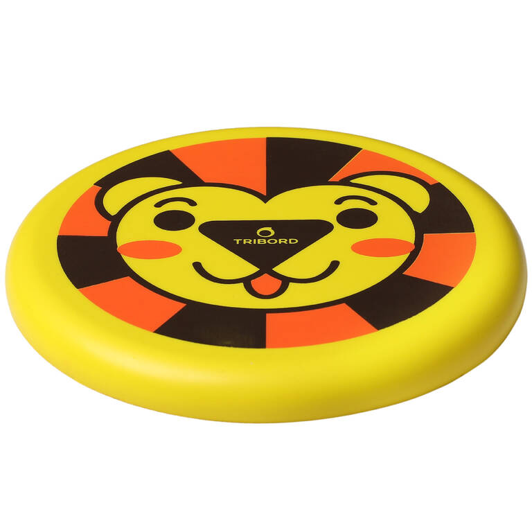 Dsoft LIon Flying Disc Yellow - Decathlon