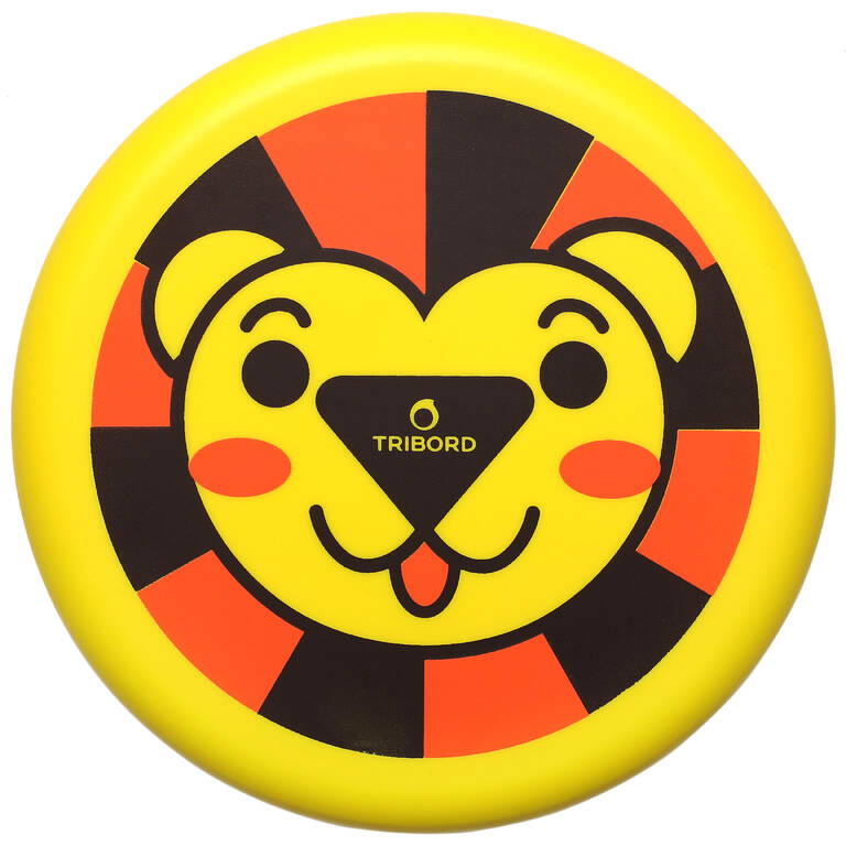 Dsoft LIon Flying Disc Yellow - Decathlon