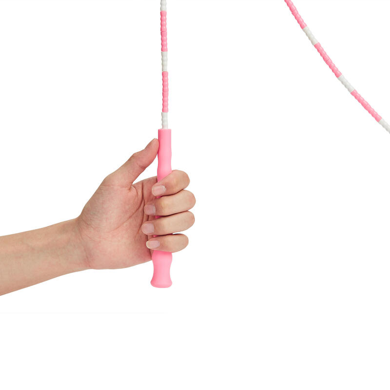 Kids' Beaded Skipping Rope - Pink DOMYOS - Decathlon