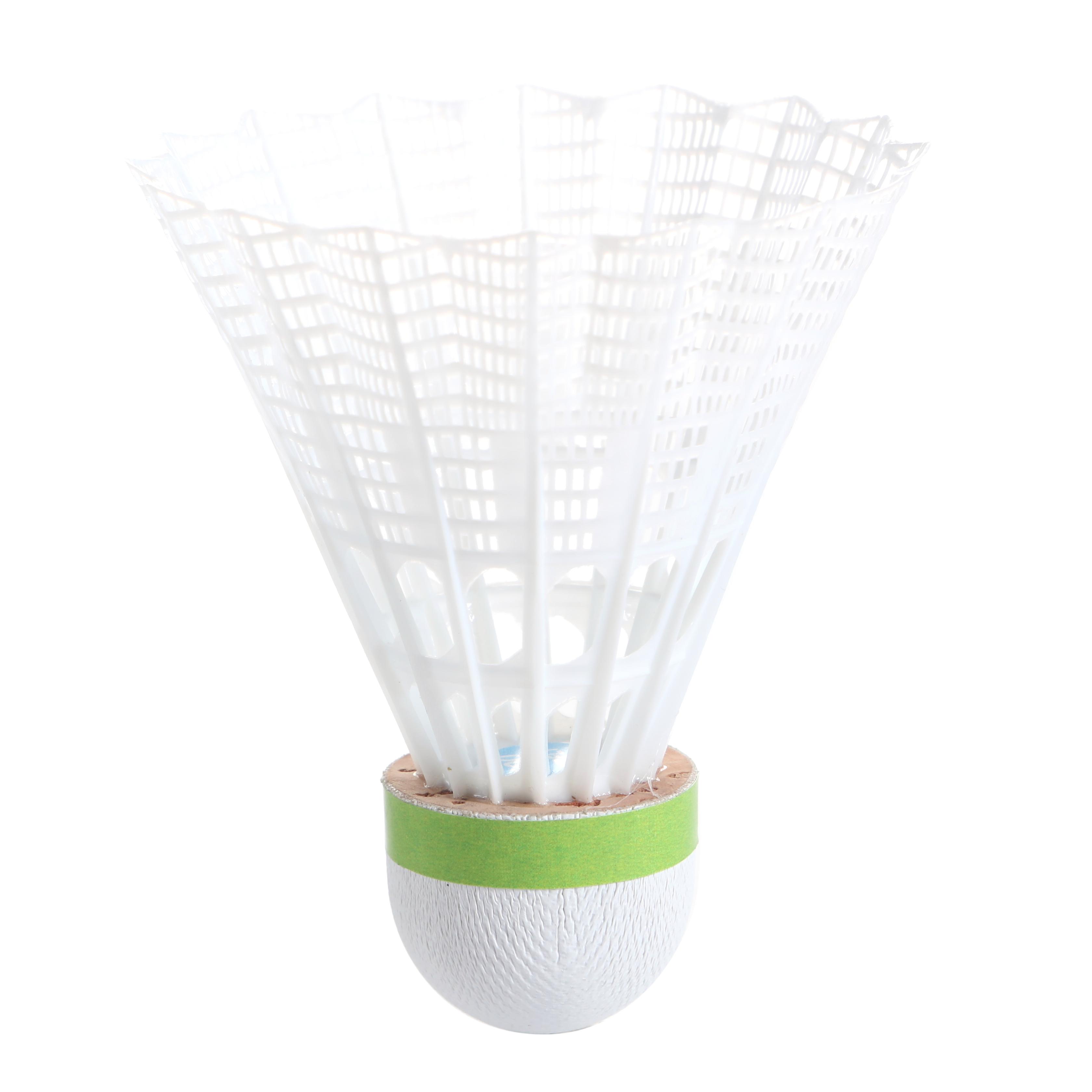 Plastic Badminton Birdie 6-pk - PSC 500 White - Snow white‎ - Perfly ...