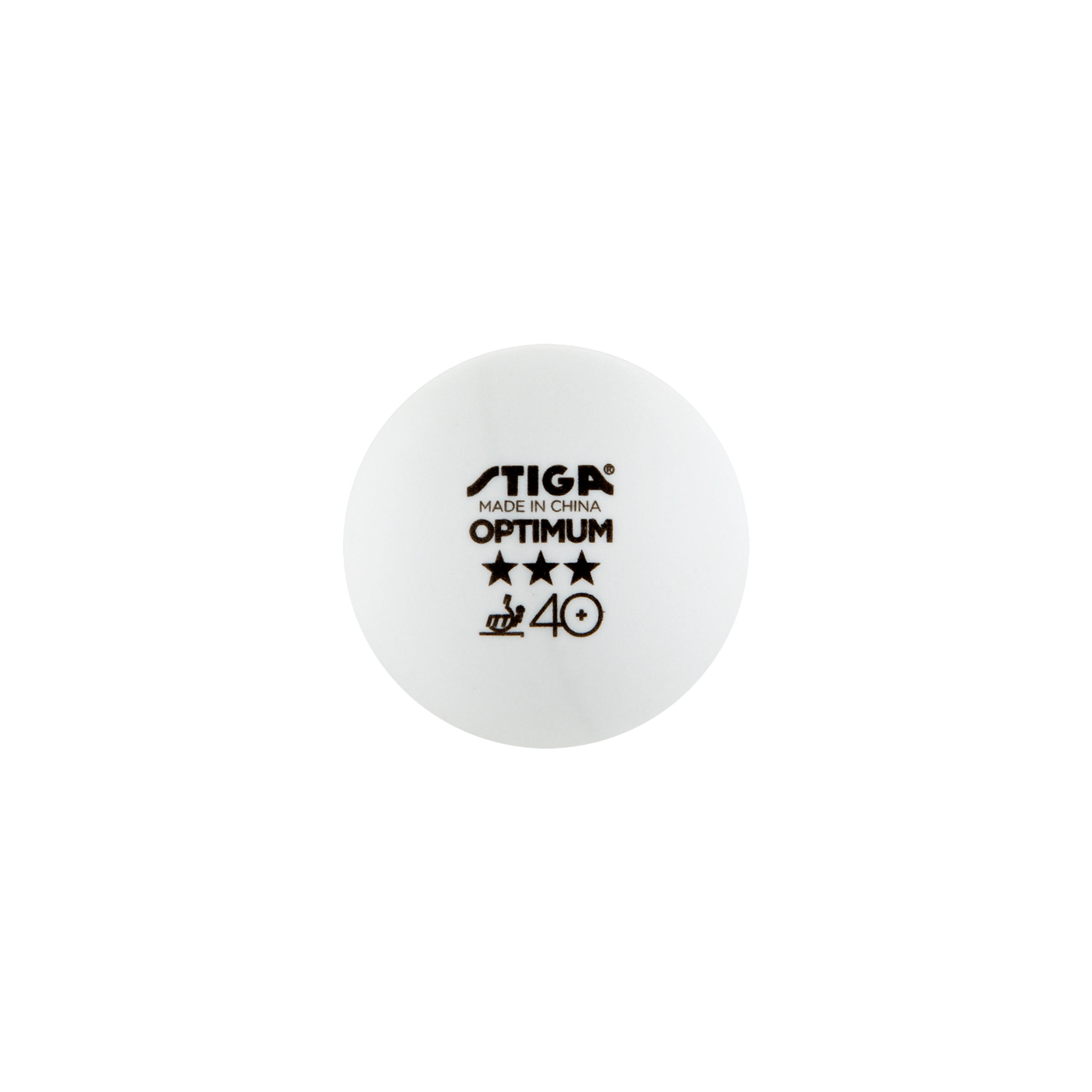 Optimum Plastic 3-Star Table Tennis Balls x3 - White STIGA | Decathlon