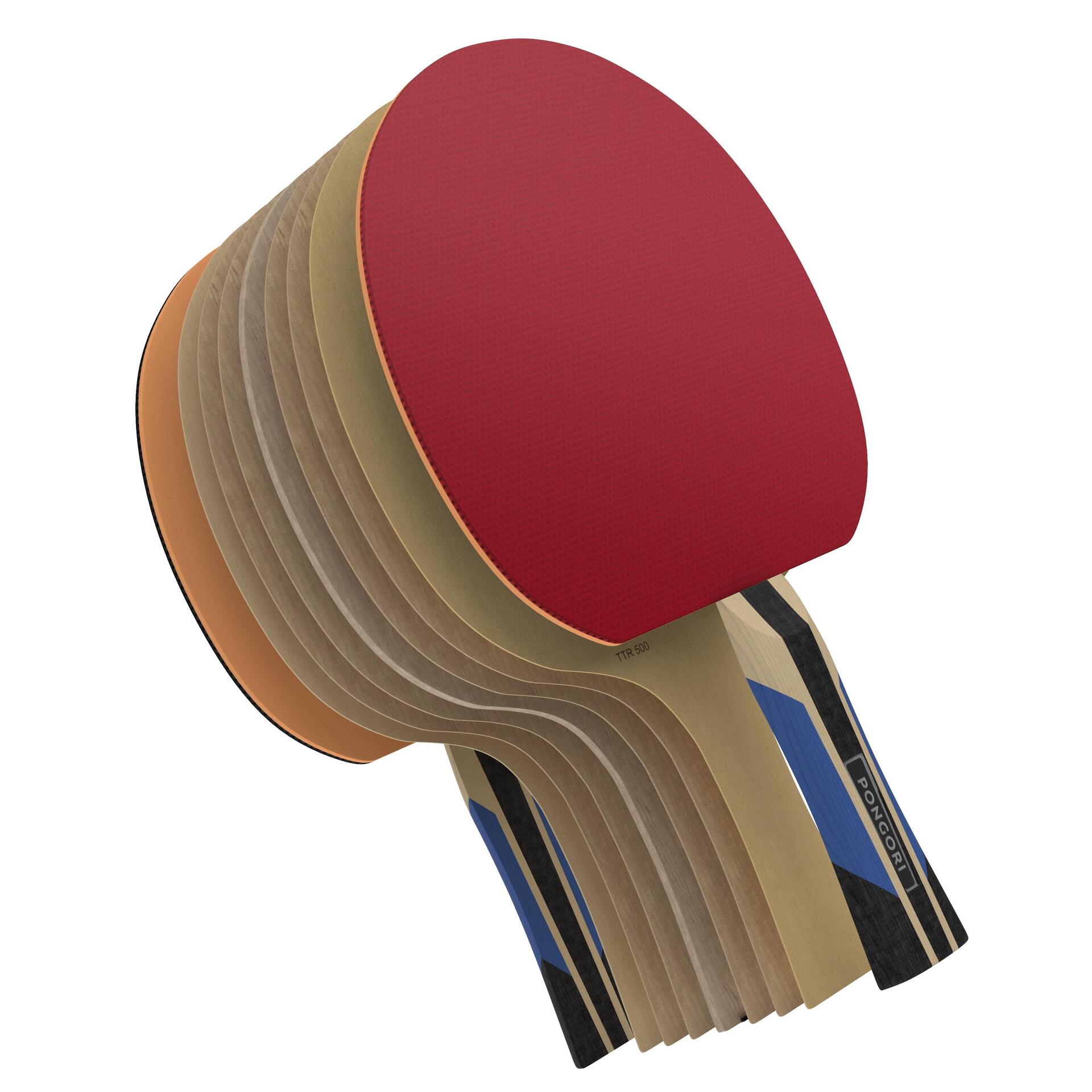 TTR 500 5* Allround Club Table Tennis Bat & Cover