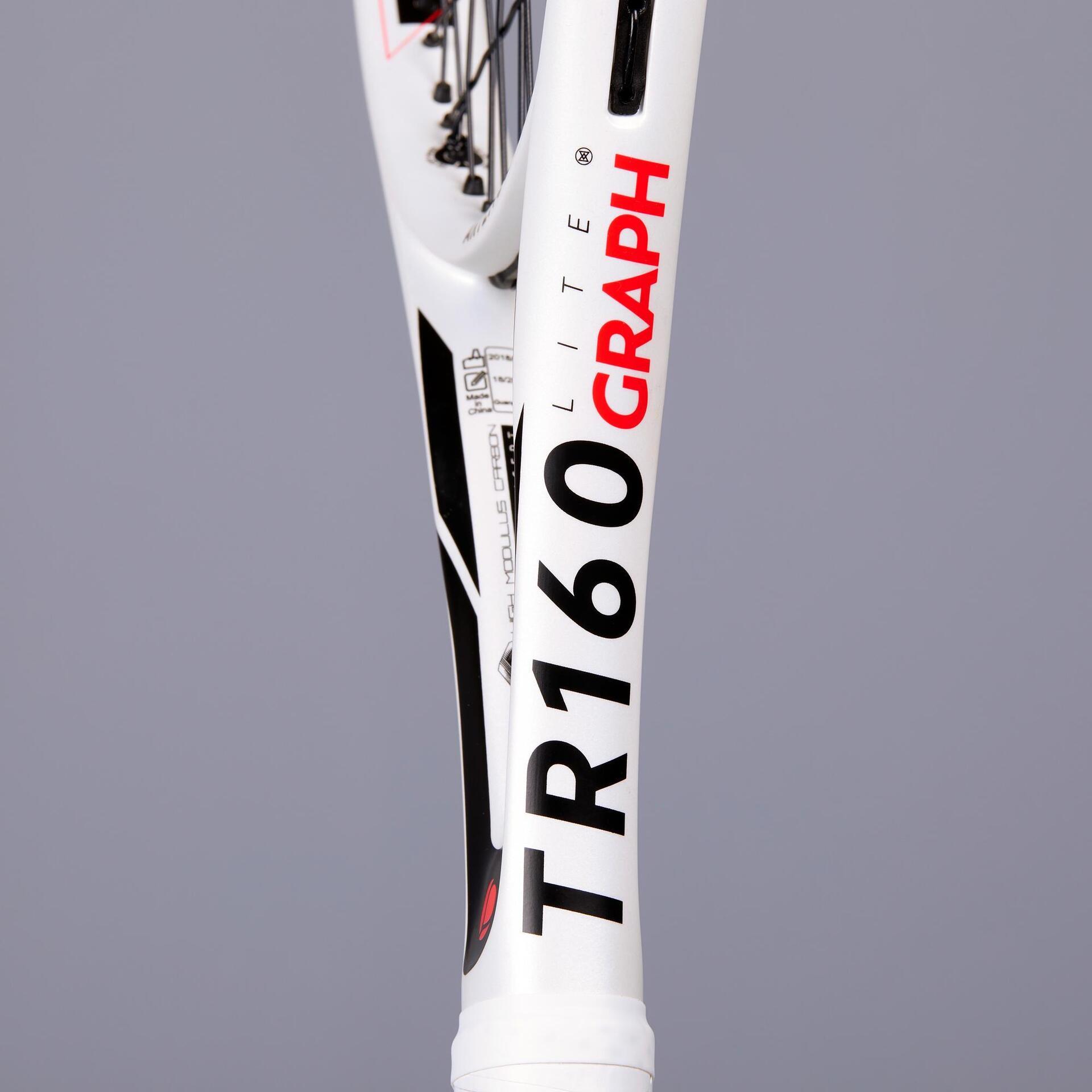TR160 Graph Adult Tennis Racket - White