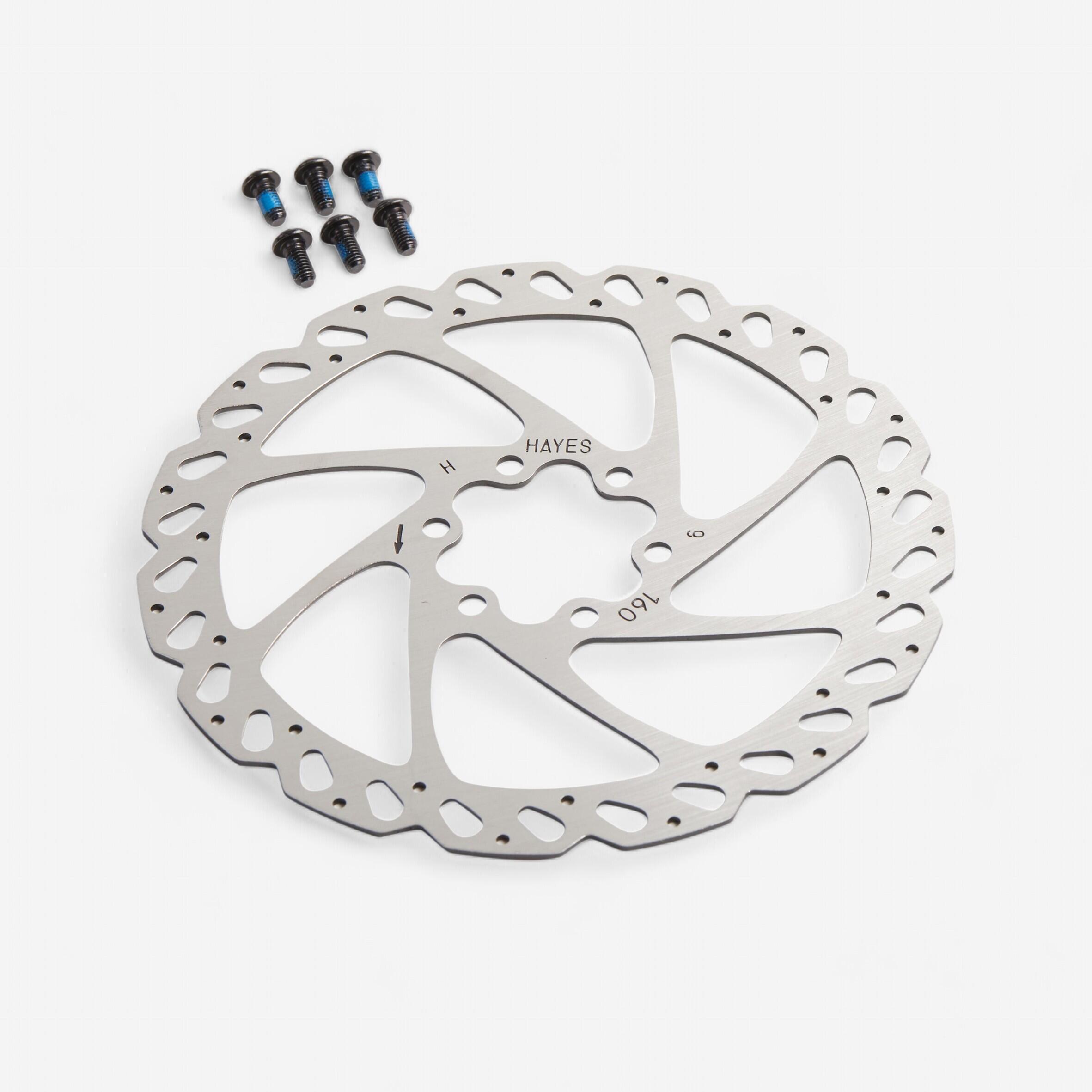 160 mm 6-Bolt Disc Brake Rotor - Hayes - Decathlon