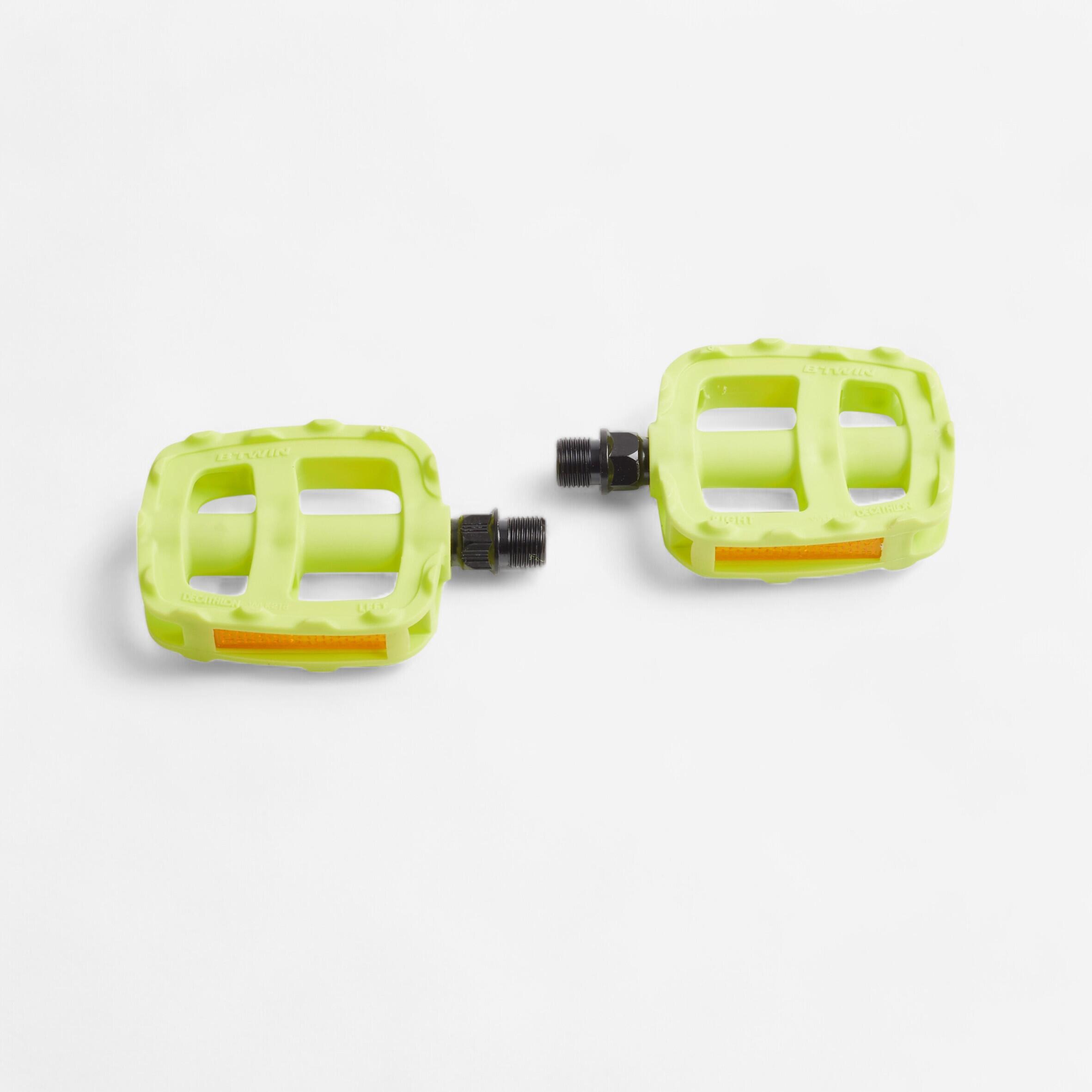 Laste 16" ja 20" ratta pedaalid, kollane - Decathlon