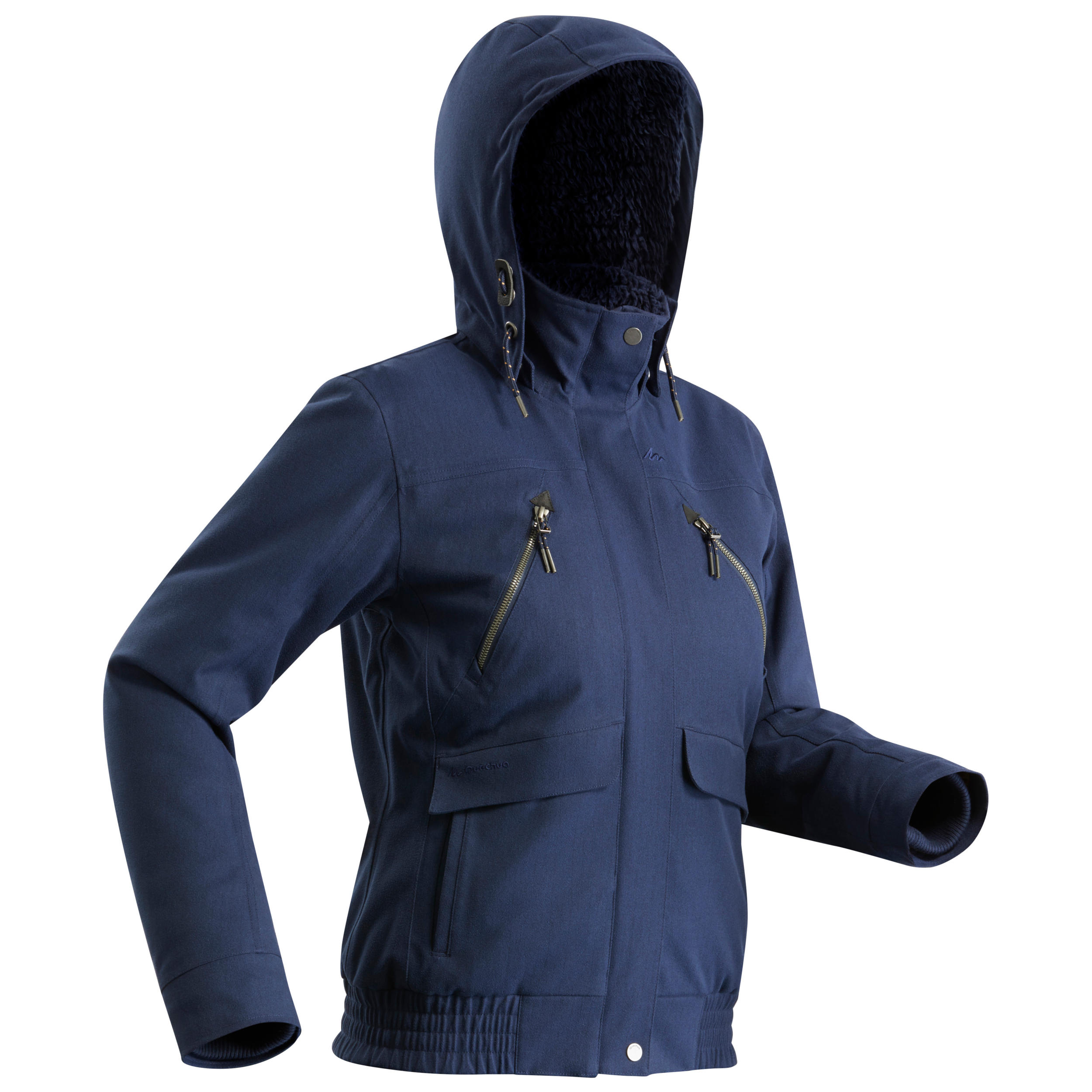 Women's Waterproof Warm Snow Hiking Jacket SH500 X-Warm - Blue - Decathlon