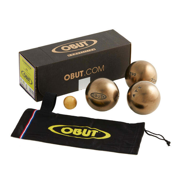 BOULES DE PÉTANQUE COMPÉTITION OBUT ATX OBUT | Decathlon