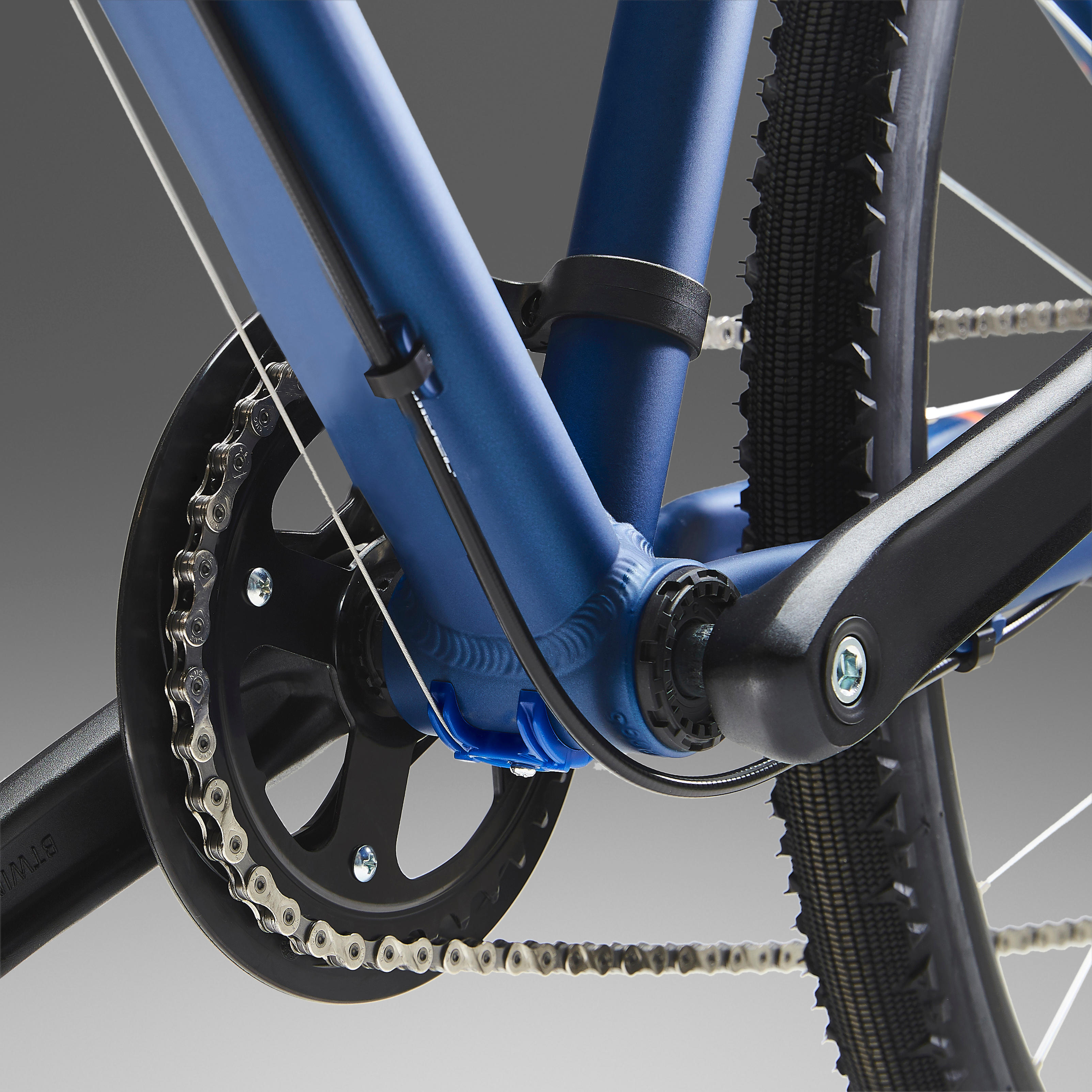 Hybrid Bike Riverside 500 9 speed Disc Brake - Blue