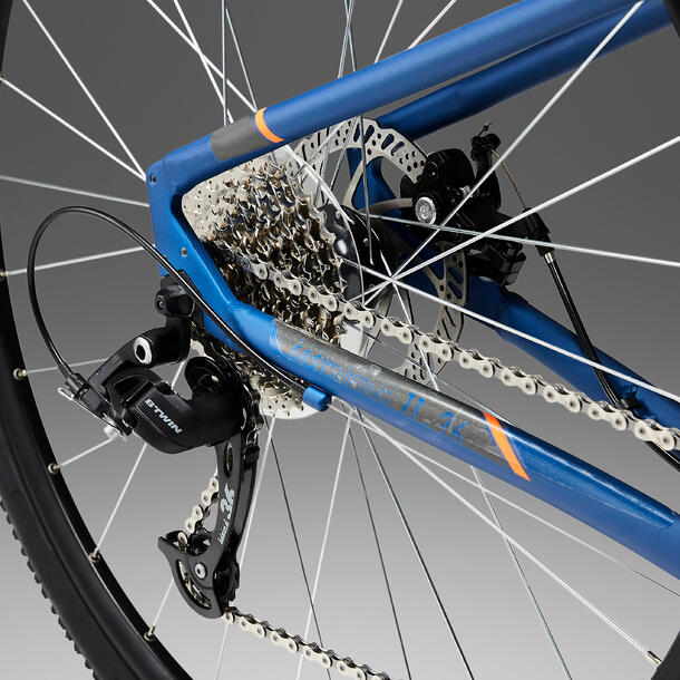 Hybrid Bike Riverside 500 9 speed Disc Brake - Blue