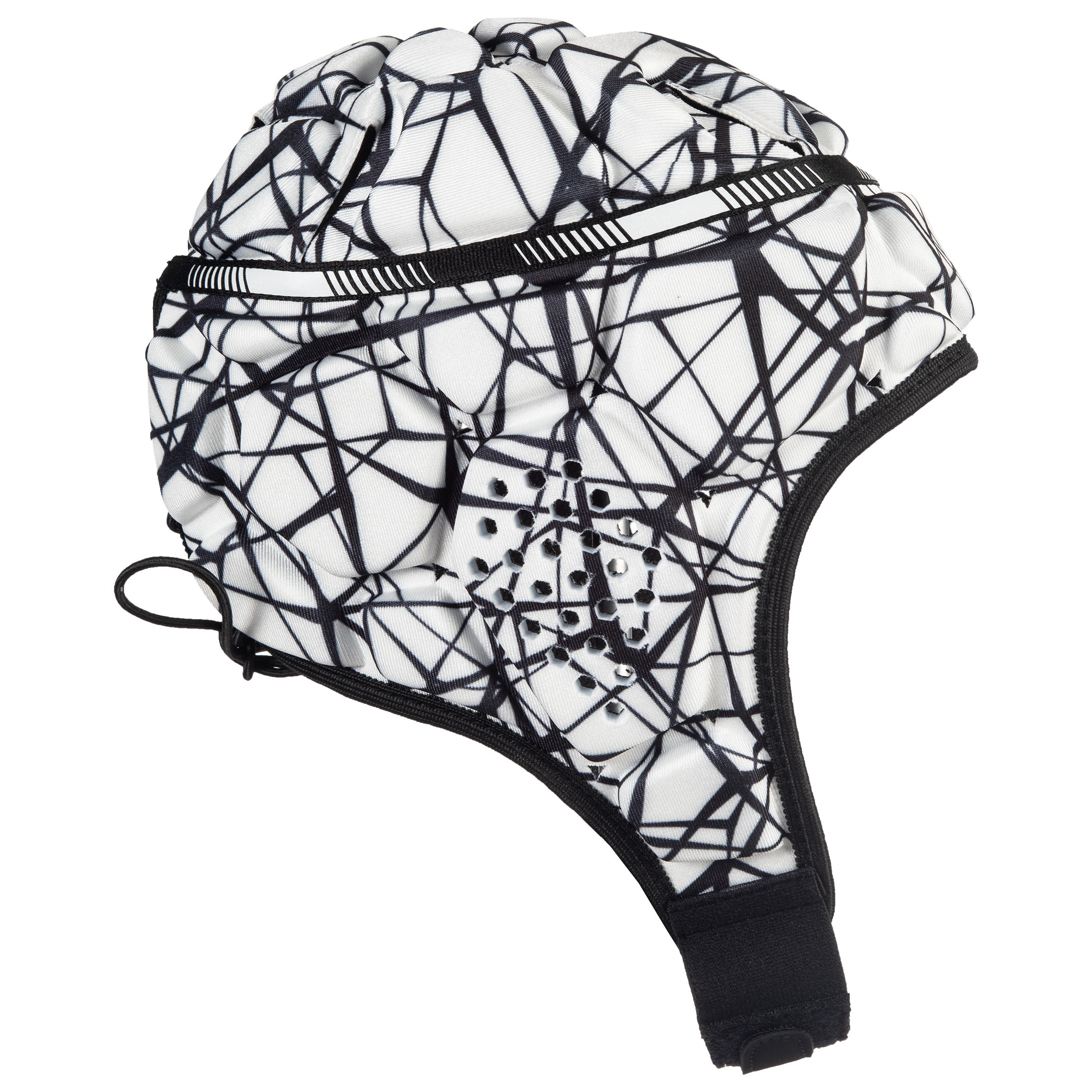 500 Adult Rugby Scrum Cap - White - Decathlon