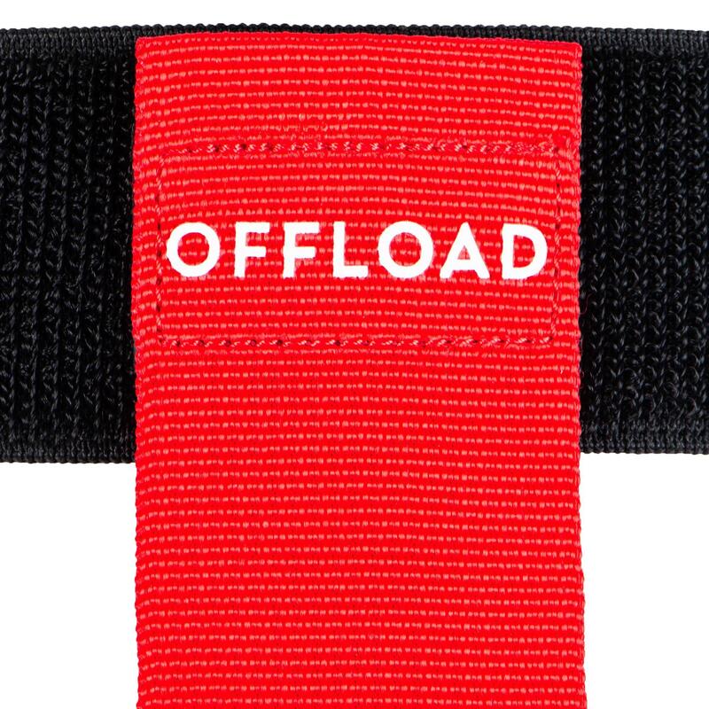 Tag Rugby Belt Kit R500 - Blue/Red OFFLOAD - Decathlon