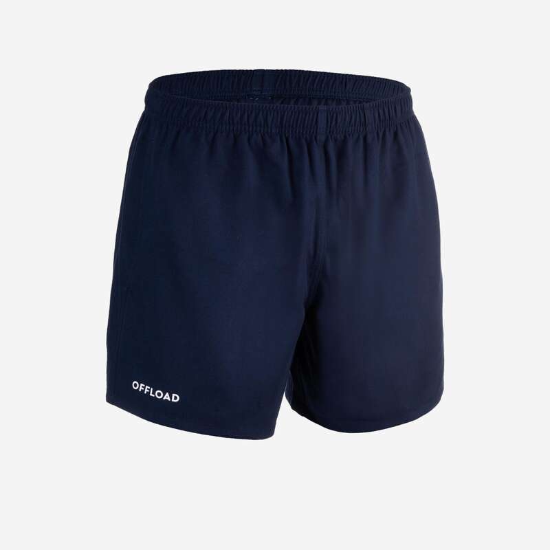 OFFLOAD Adult Rugby Shorts with Pockets R100 - Blue