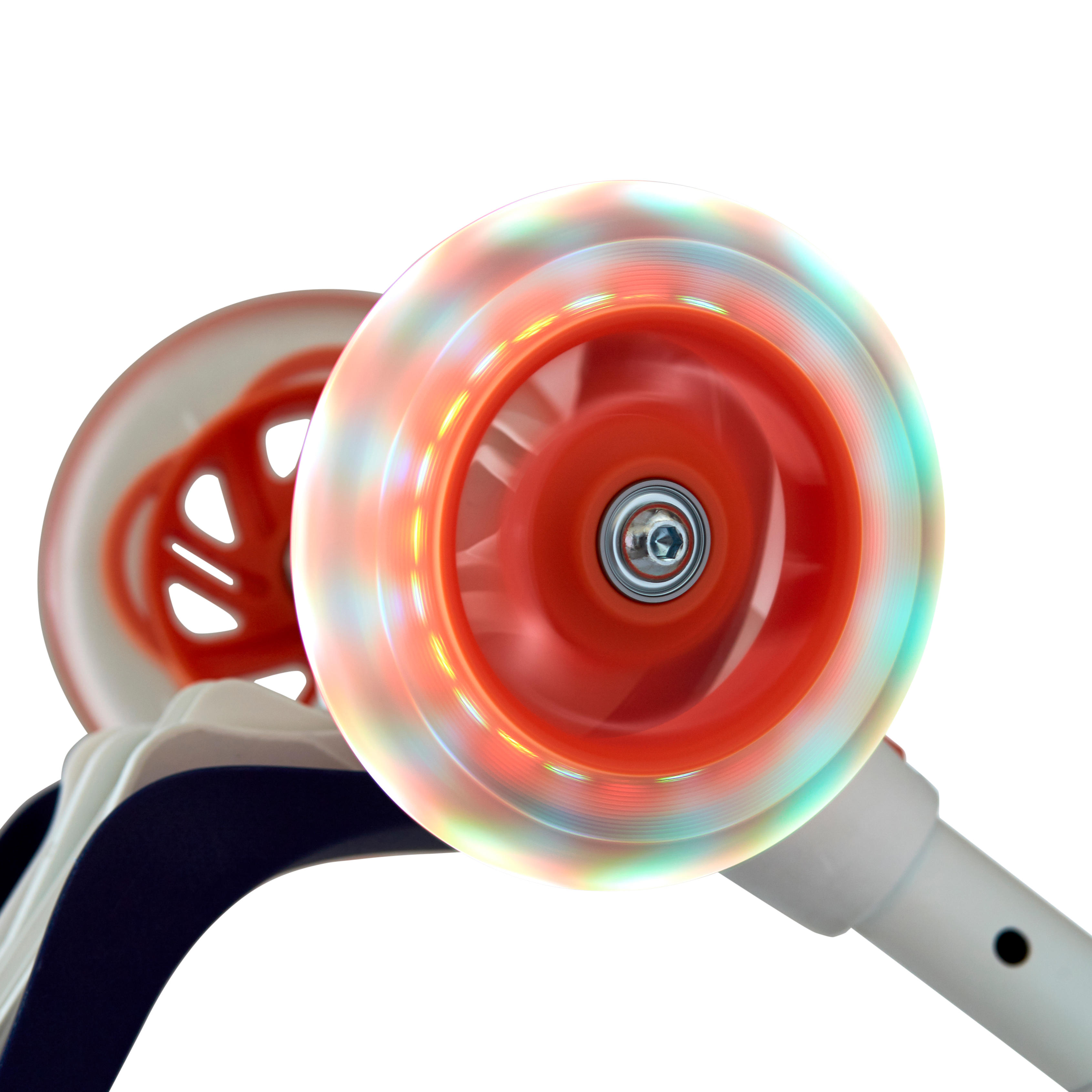 PATÍN DEL DIABLO DE 3 RUEDAS NIÑO B1 500 AZUL NARANJA - Decathlon