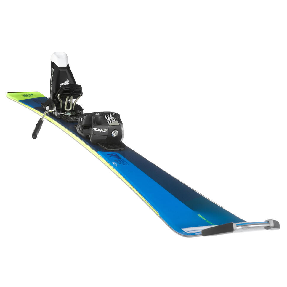 SKI DE PISTE ENFANT AVEC FIXATION BOOST 900 BLEU WEDZE | Decathlon