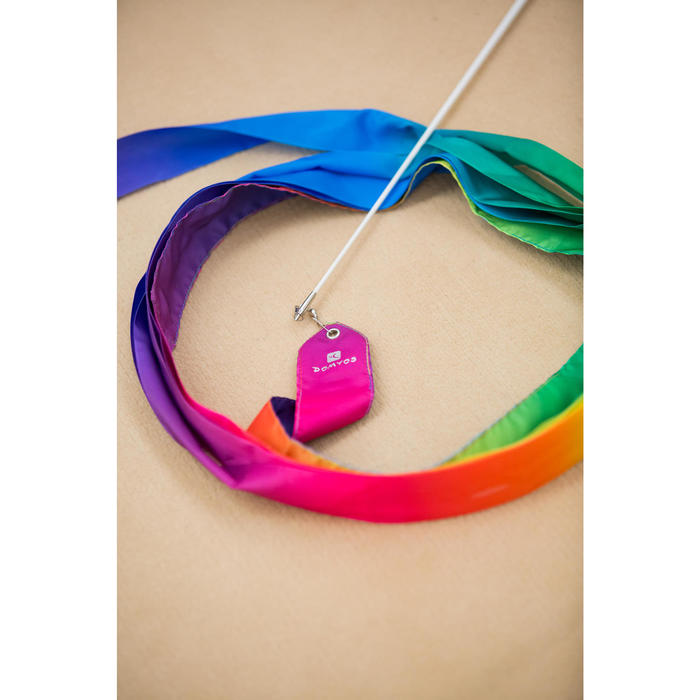 Domyos Ruban de Gymnastique Rythmique (GR) de 6 mètres Multicolore ...