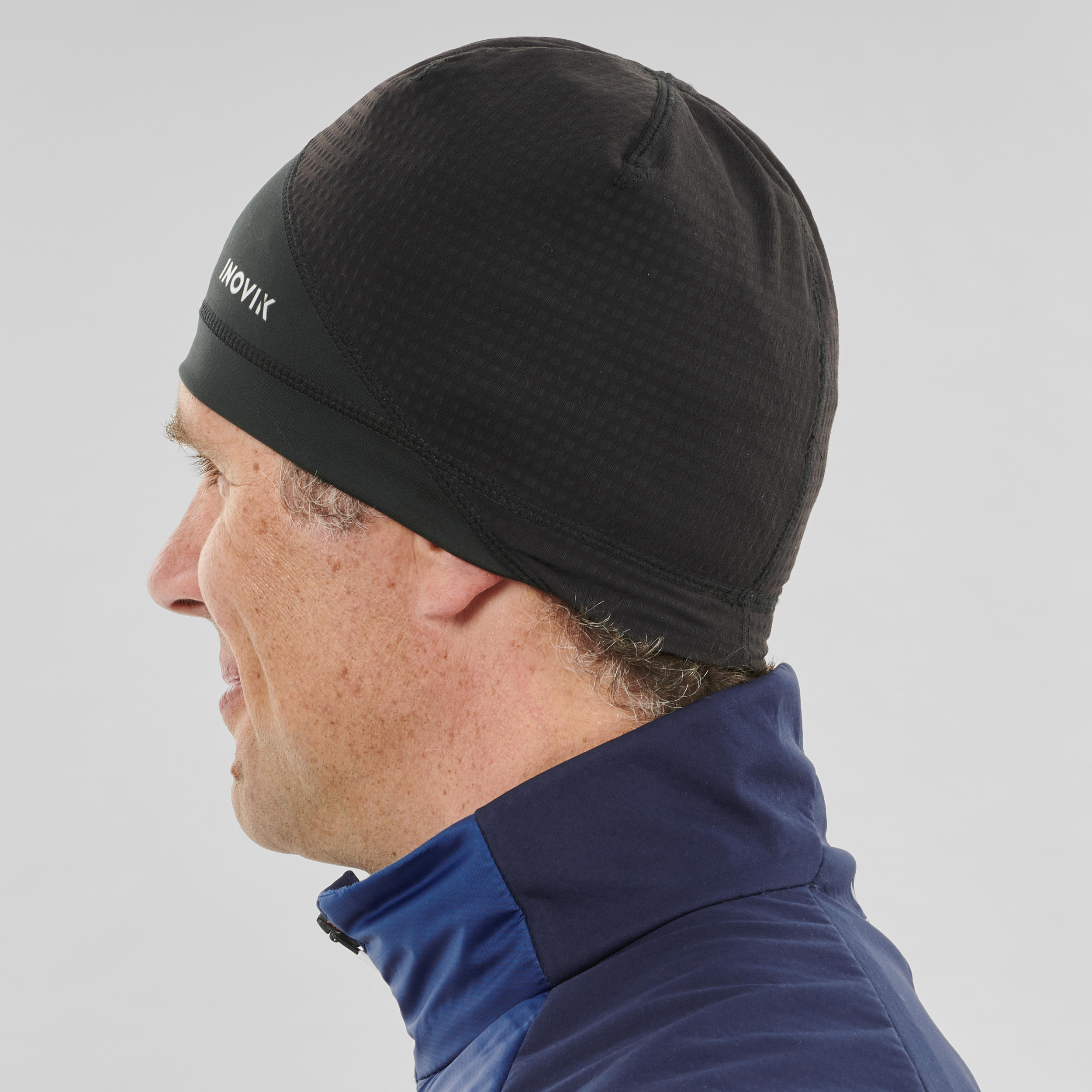 500 Cross-country Ski Beanie - Adults - Black‎ - Inovik - Decathlon