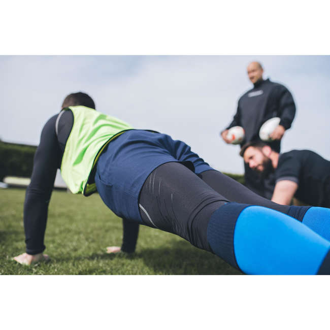 OFFLOAD Adult Rugby Tights R500 - Black | Decathlon