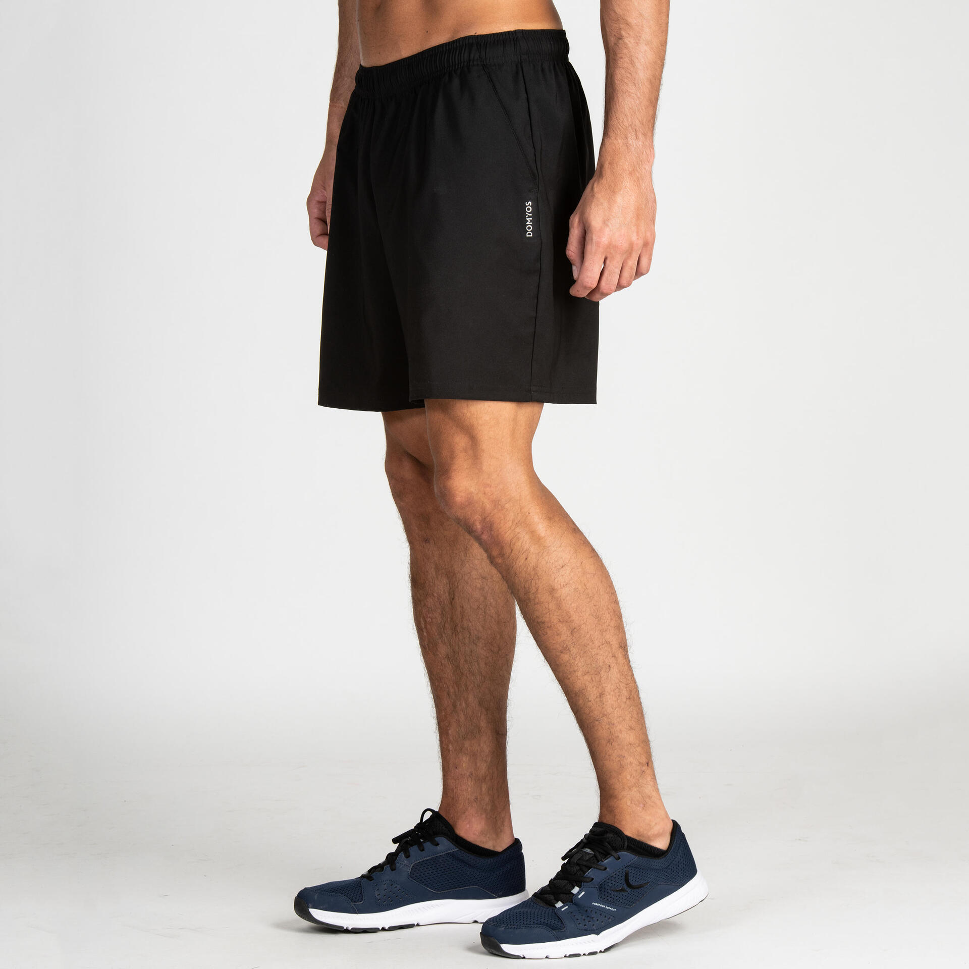 Men's Breathable Breathable Fitness Shorts - Black