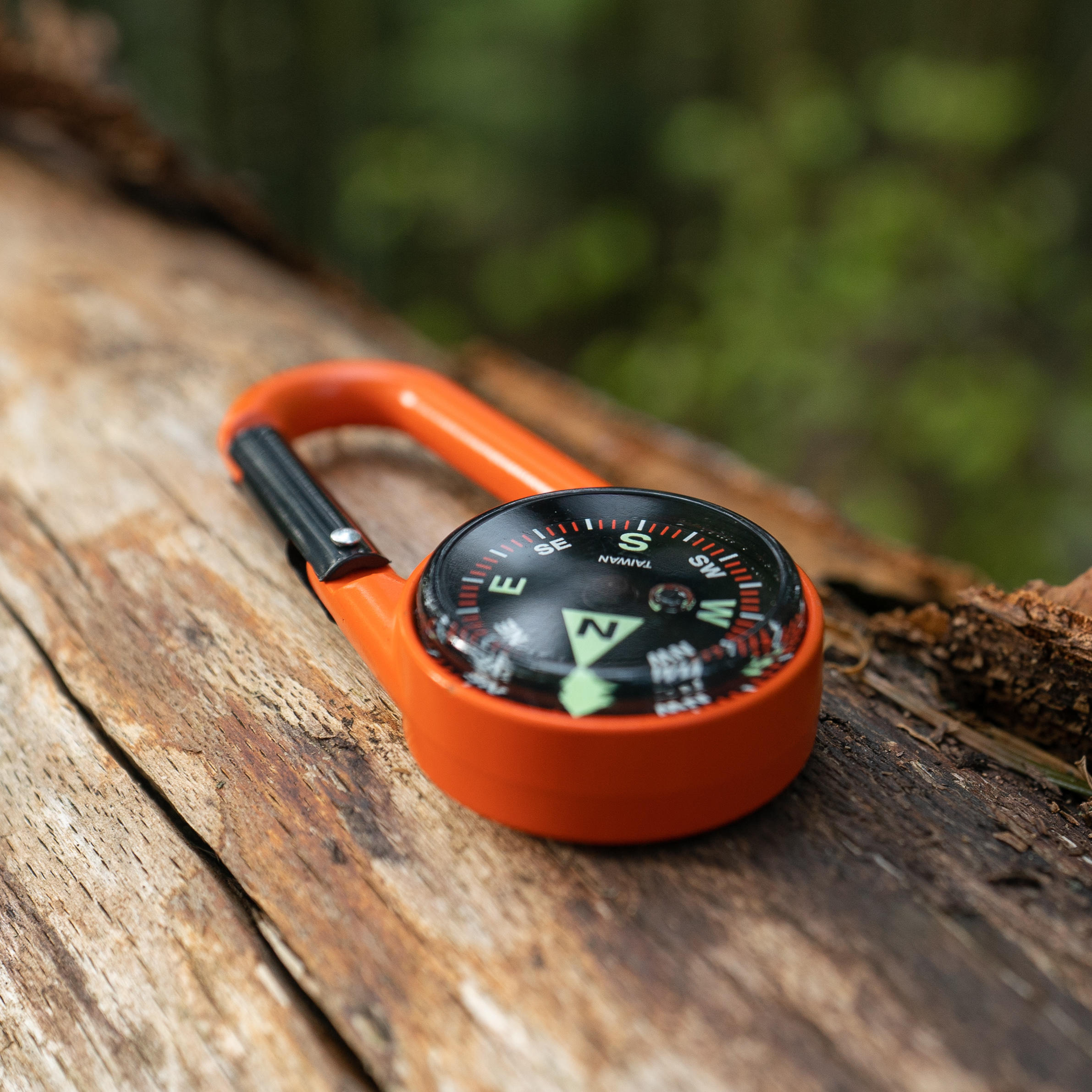 COMPACT 50 SNAP-HOOK ORIENTEERING COMPASS - MULTICOLOUR DECATHLON ...