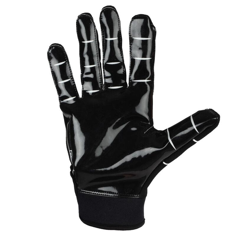 Adult American Football Gloves AF550GR - Black KIPSTA - Decathlon