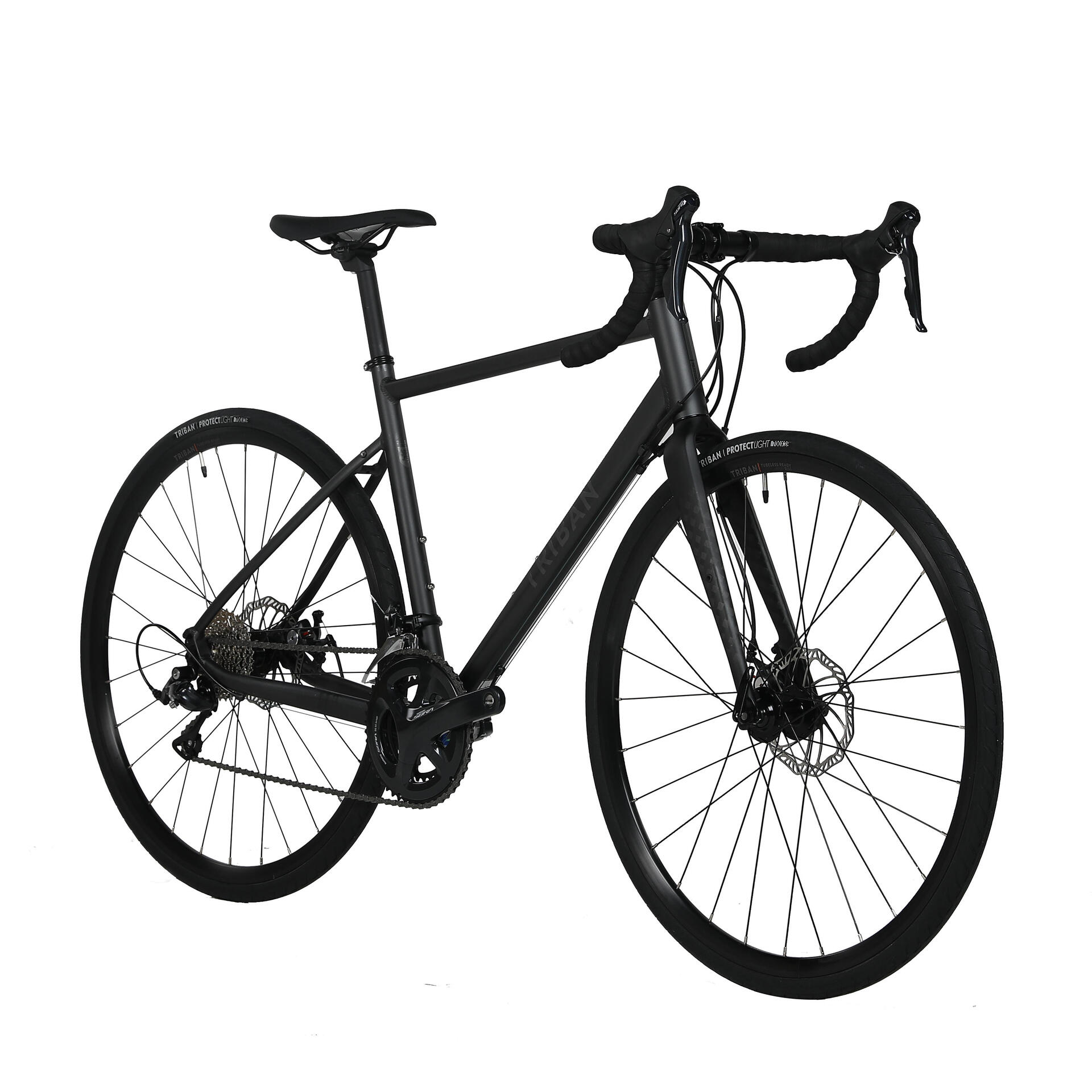 Triban RC 500 Disc Road Bike - Black