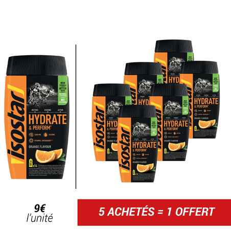Hydrate & Perform Isotonic Drink Powder 560 g - Orange - Decathlon