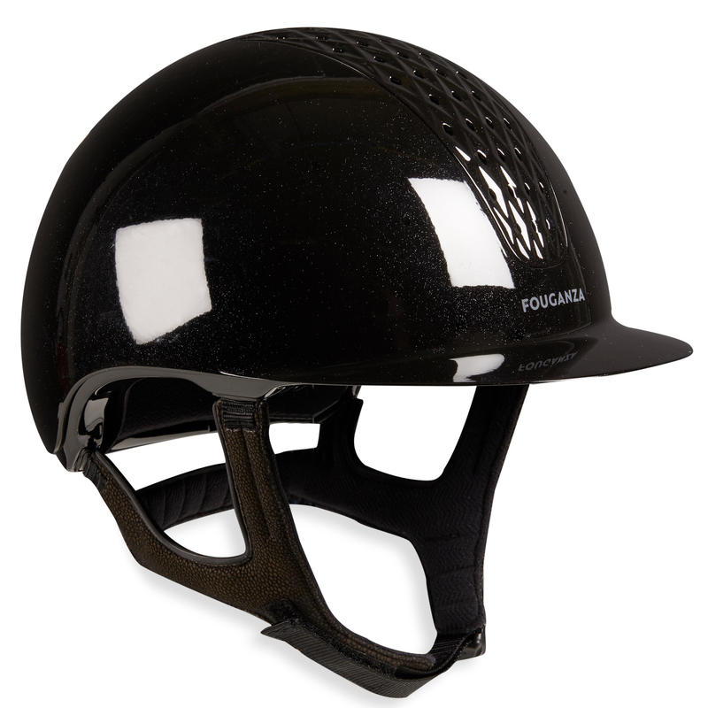 Adult and Kids' Horse Riding Helmet 520 - Matte Black