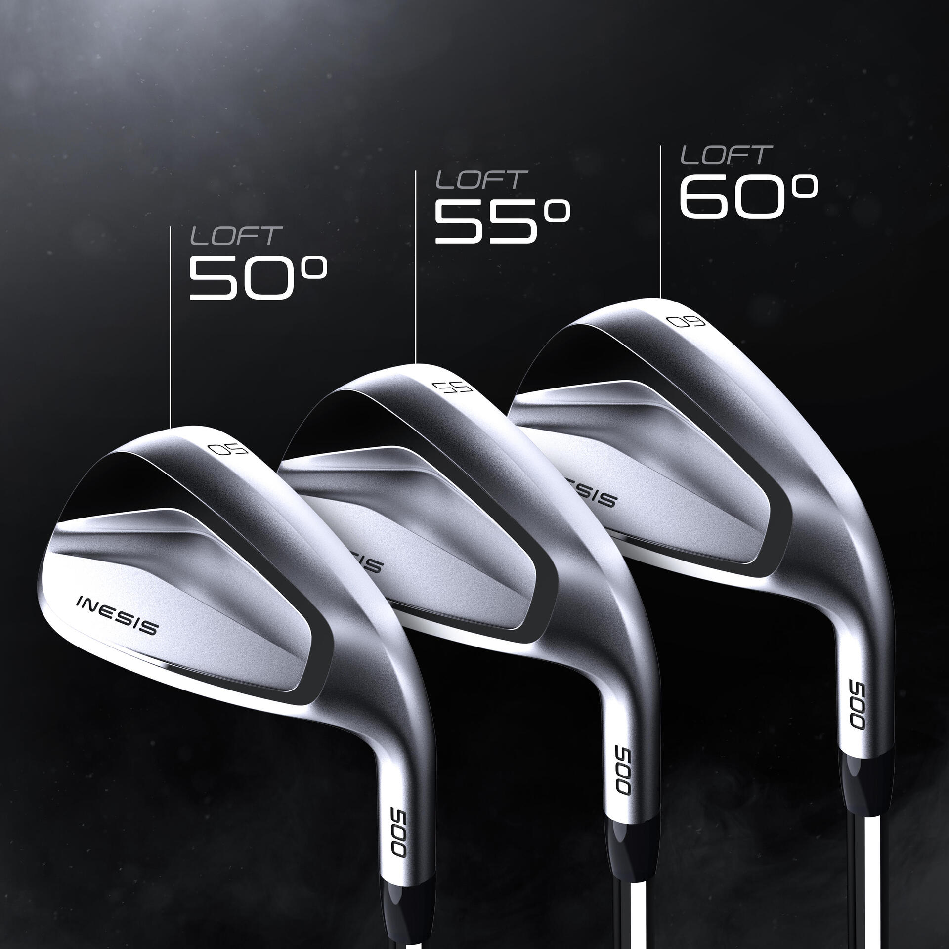Golf Wedge Inesis 500 Right Handed Size 2 & Medium Speed