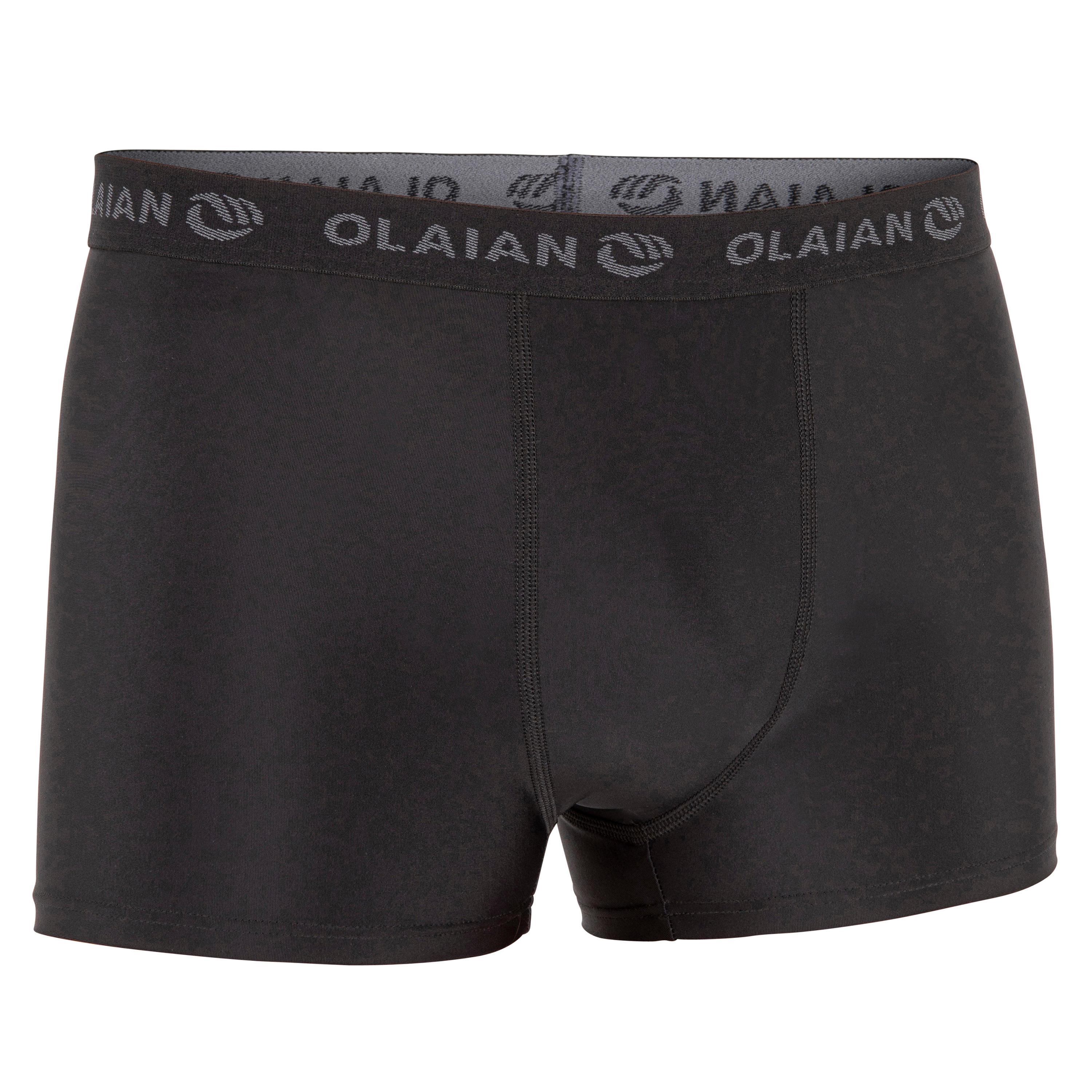 Quần boxer 500 cho nam - Đen