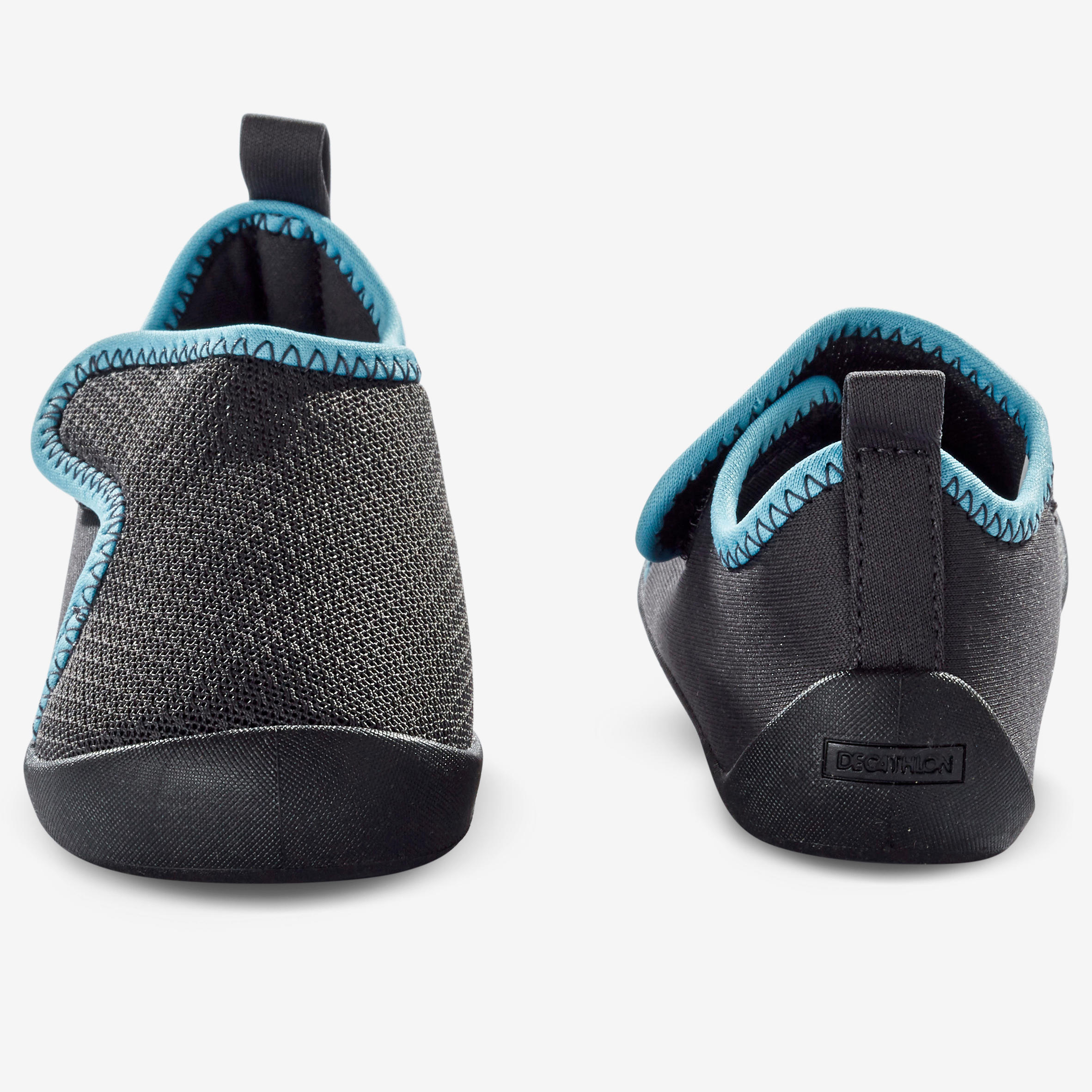 Kids’ Gym Booties - Carbon grey - Decathlon - Decathlon