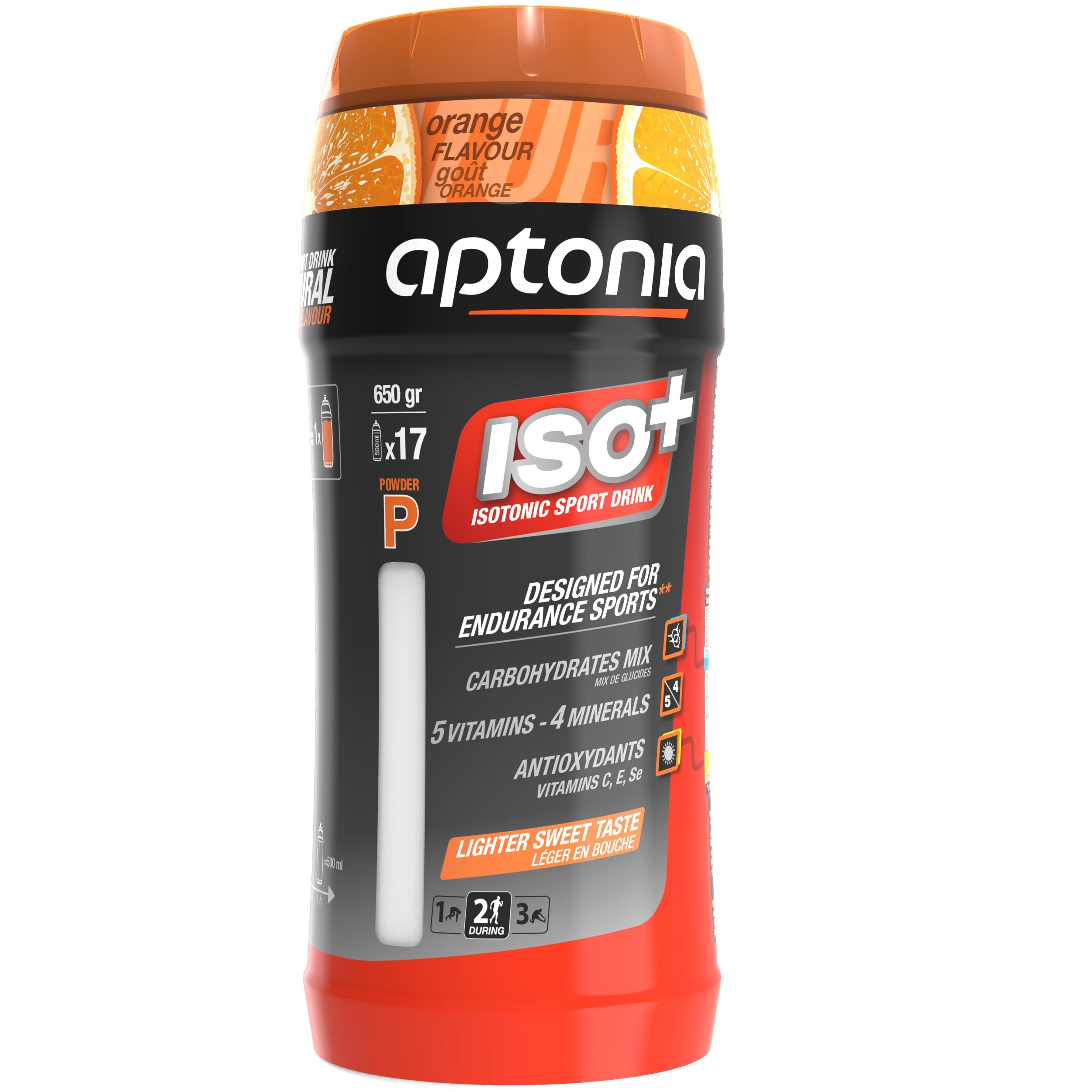 ISO+ Isotonic Drink Powder 650g - orange APTONIA | Decathlon