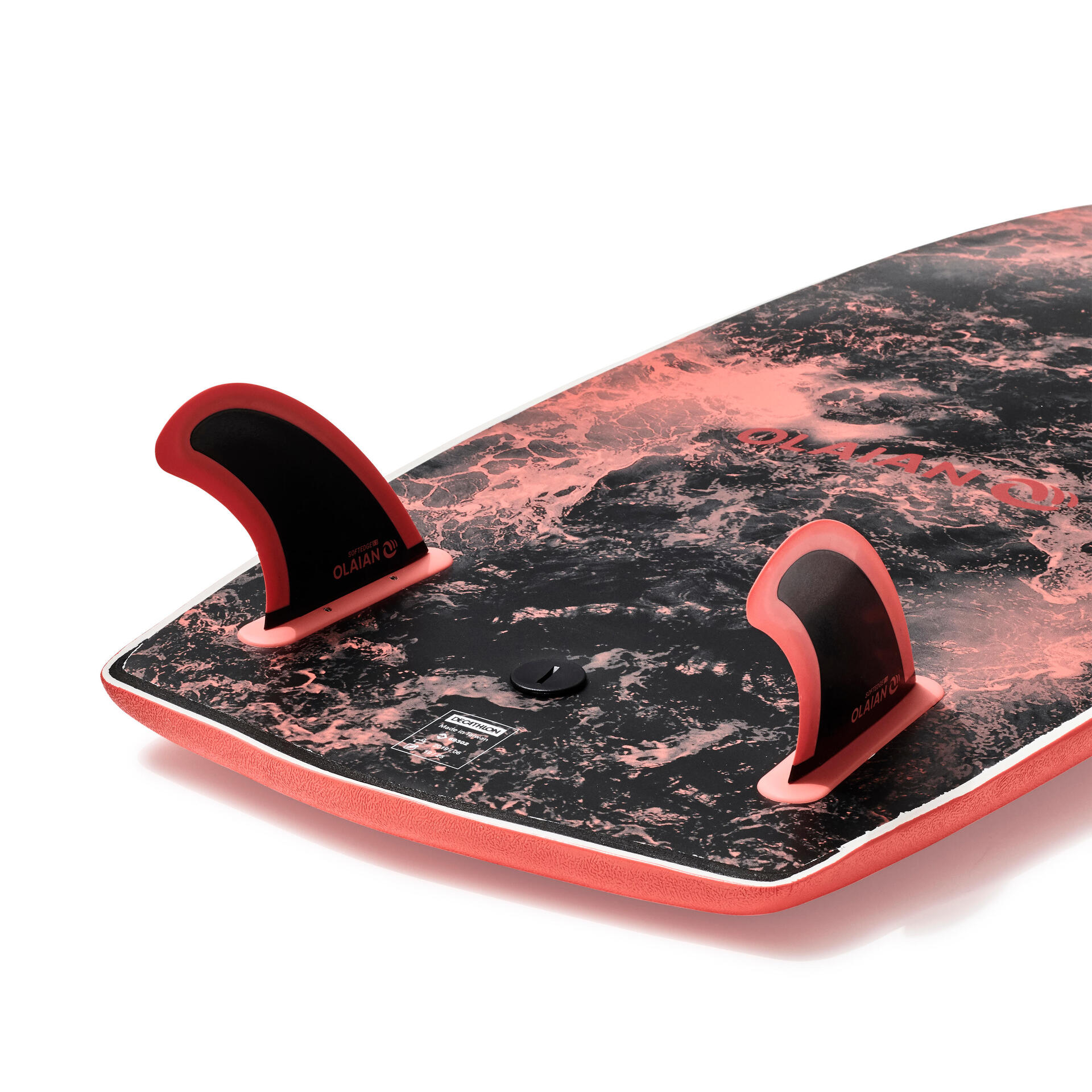 FOAM SURFBOARD 900 5'4" with 2 fins.