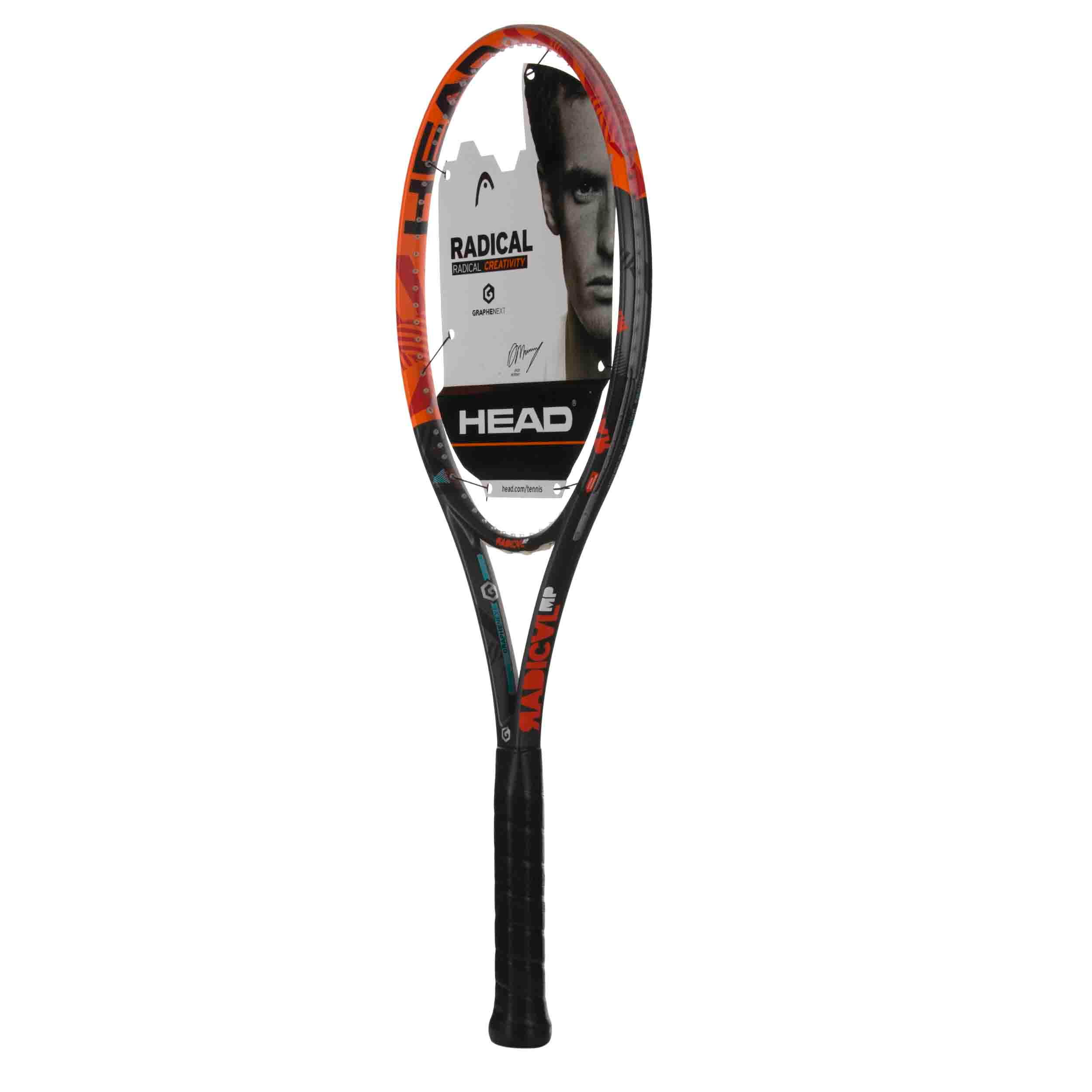 Radical MP Adult Tennis Racket - Orange / Black - Decathlon