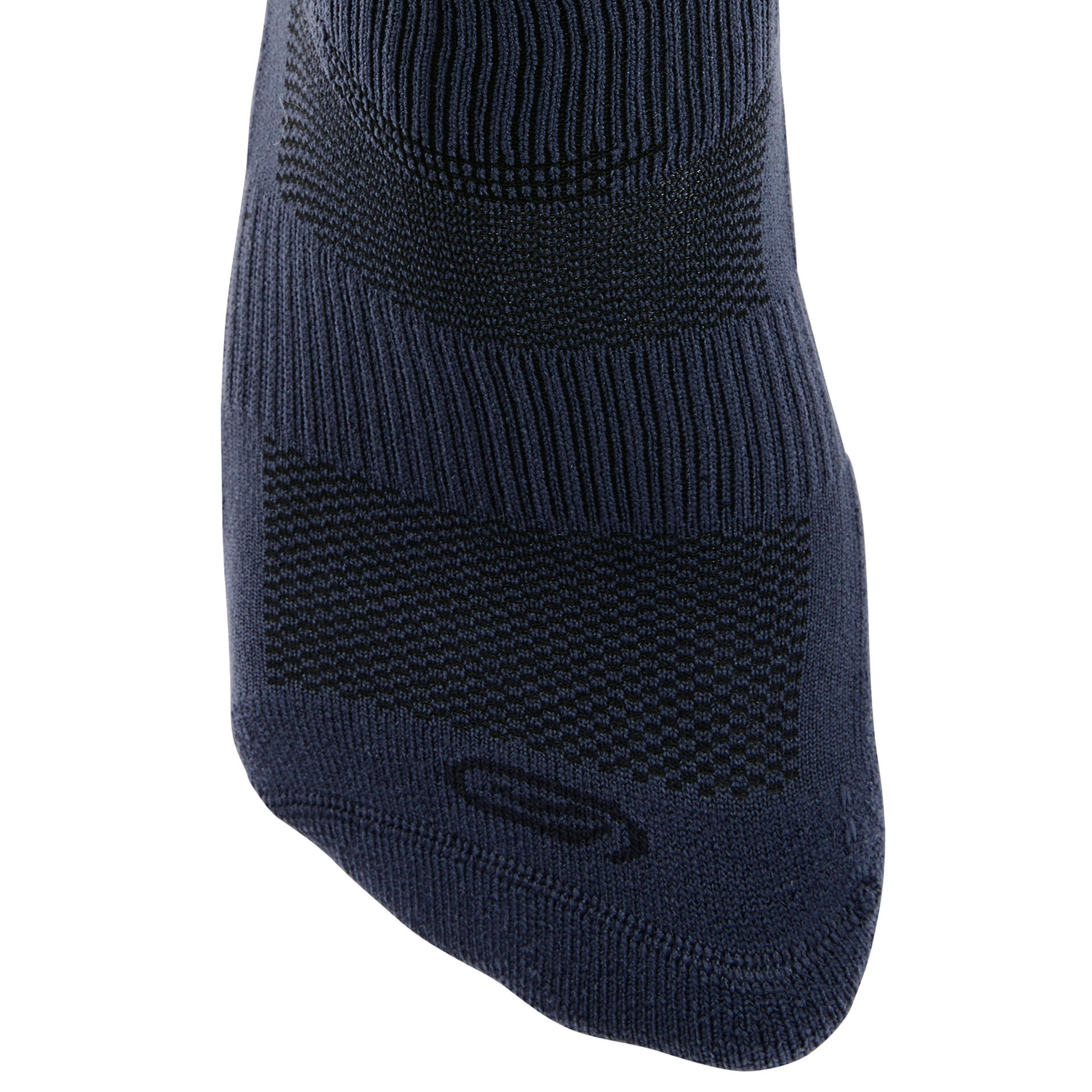 Running Mid Socks Run 100 x2 Pack - Navy blue