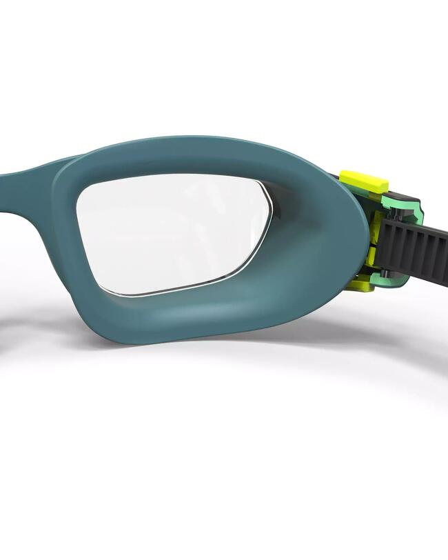 Kids' Swimming Goggles Clear Lenses SPIRIT Black / Blue DECATHLON ...