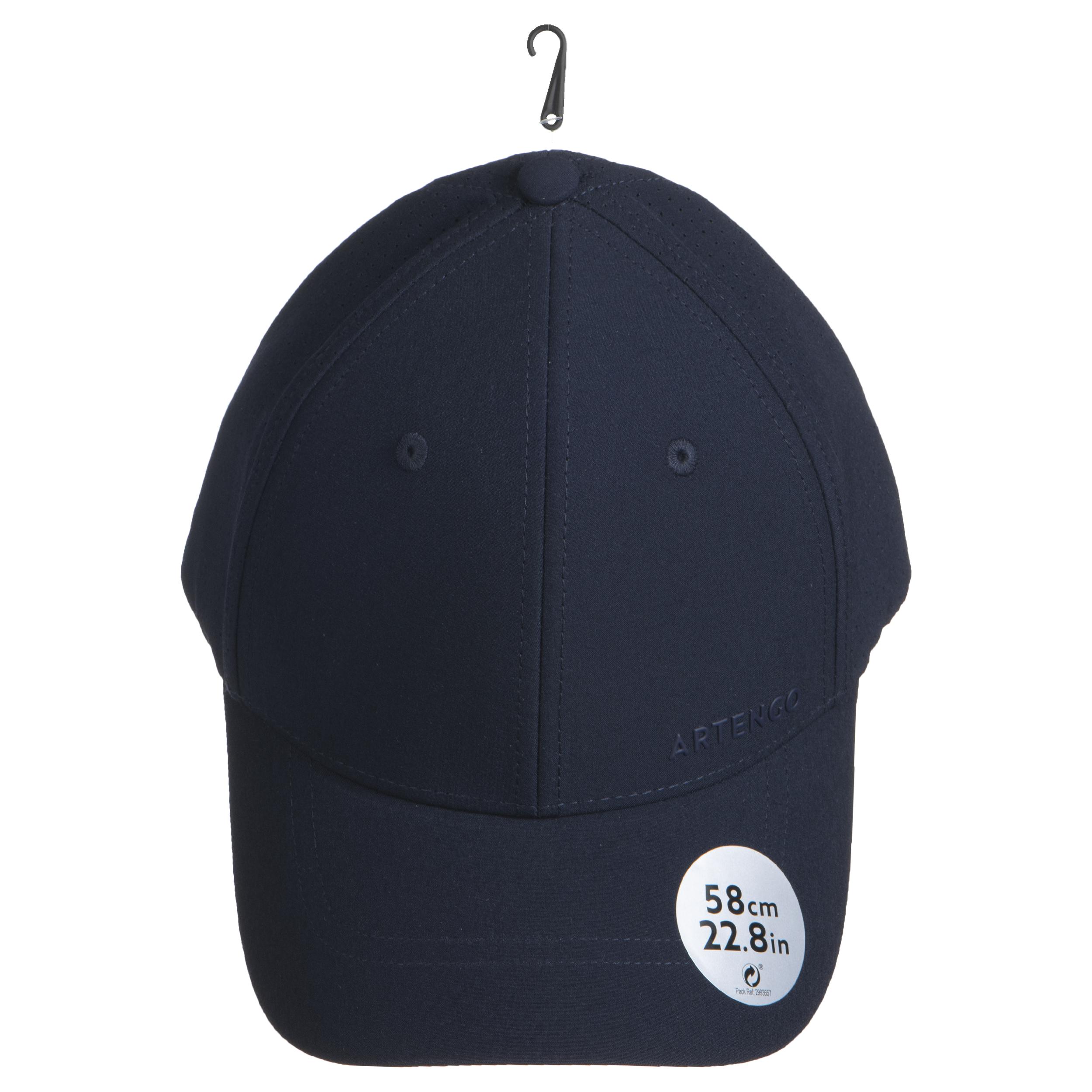 Tennis Cap TC 900 58 cm - Navy - Asphalt blue, Asphalt blue, Asphalt ...