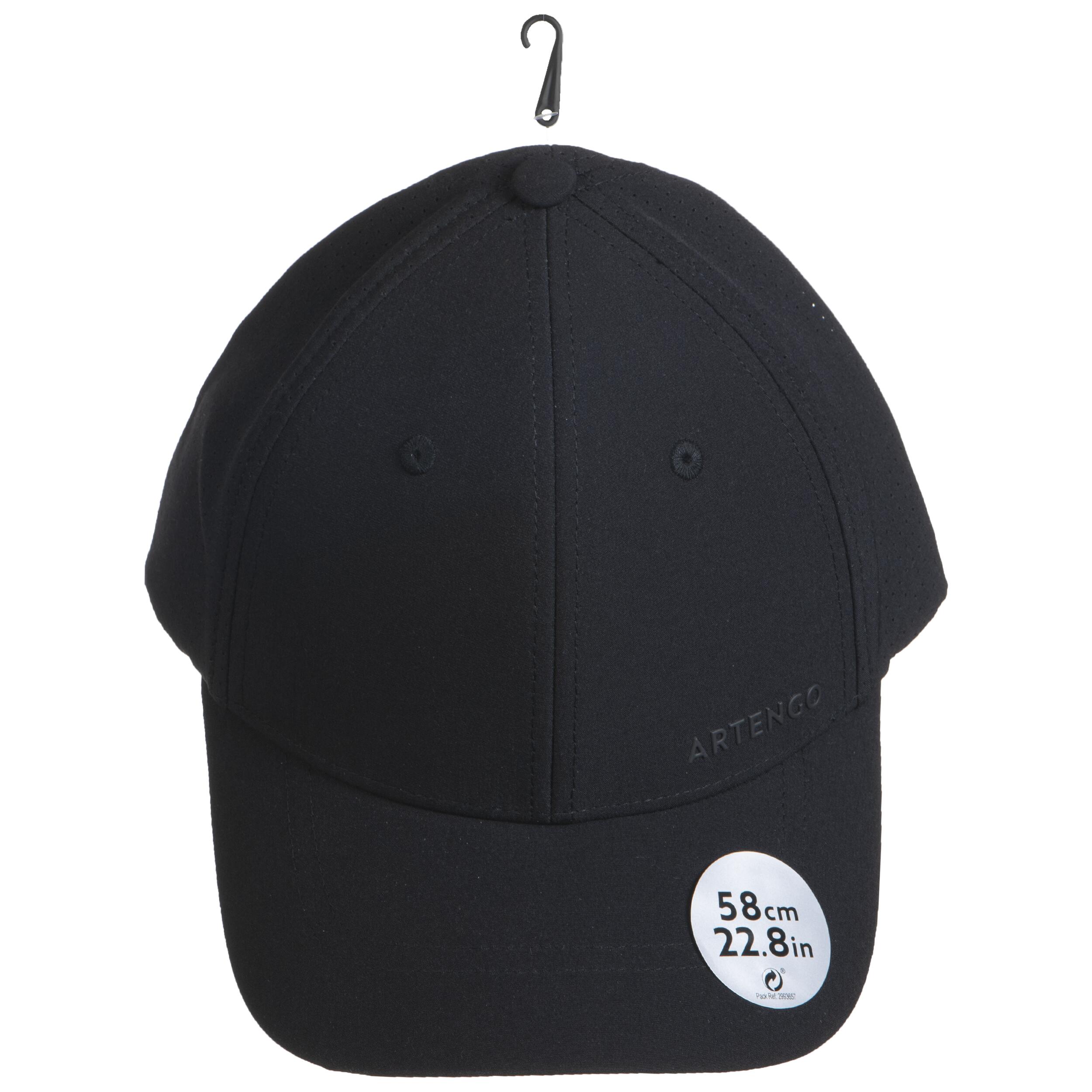 CASQUETTE TENNIS ARTENGO TC 900 NOIR T58 - Noir, Noir, Gris carbone ...