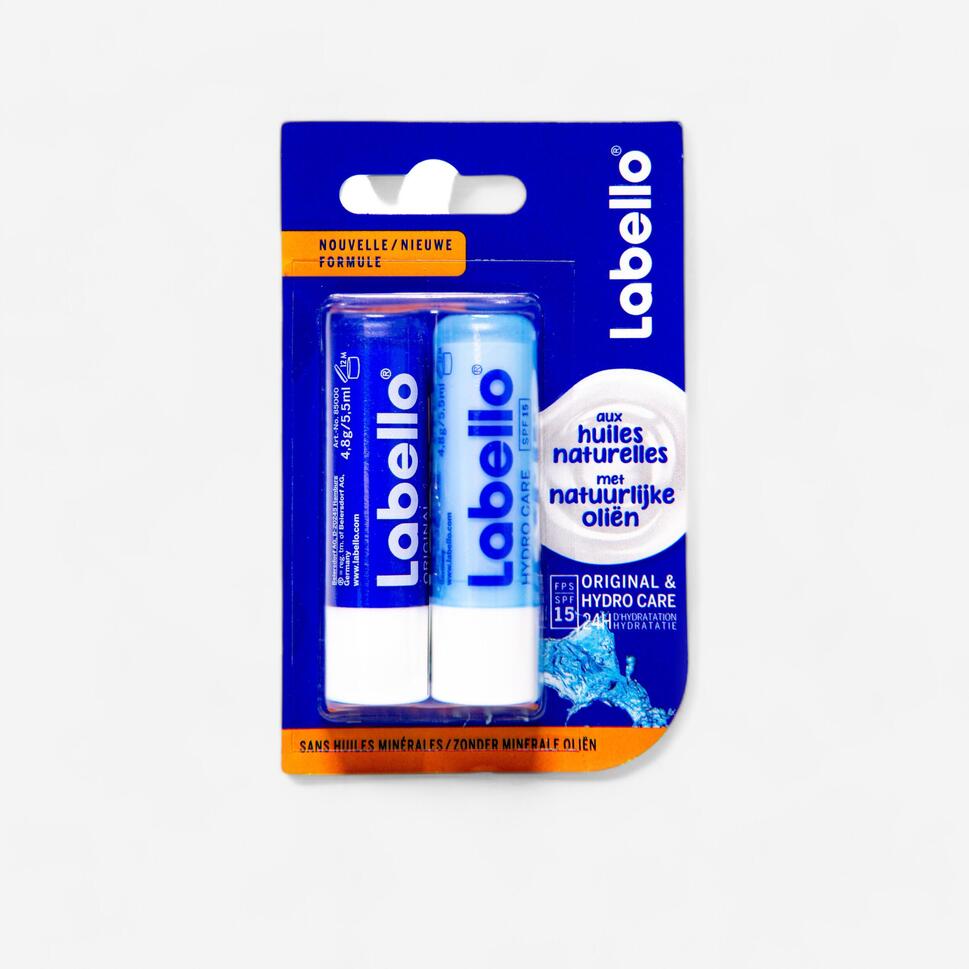 Lippenbalsem duo Classic + Hydro Care | LABELLO | Decathlon.nl