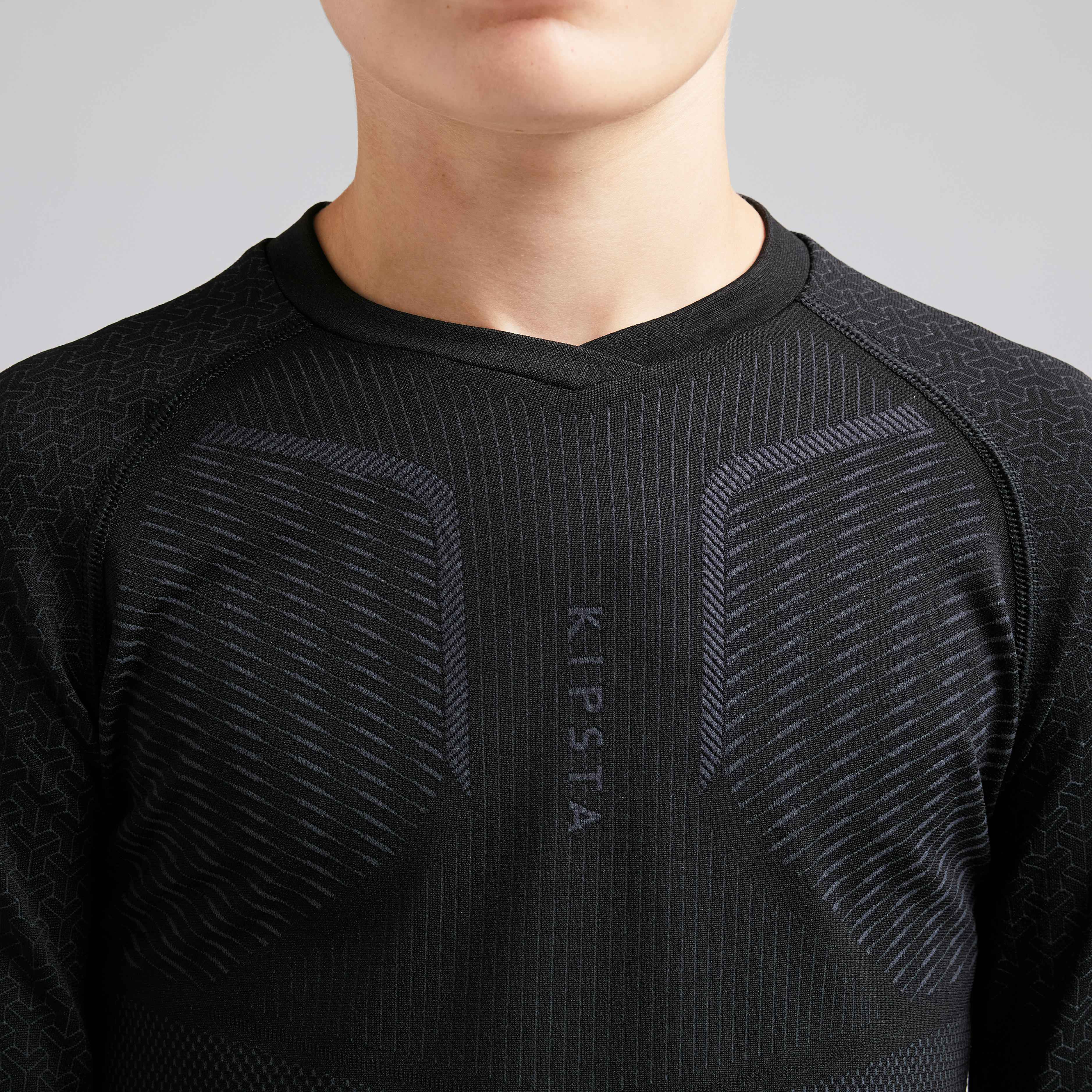 Buy Kids Football Base Layer Keepdry 500 Black Online | Decathlon