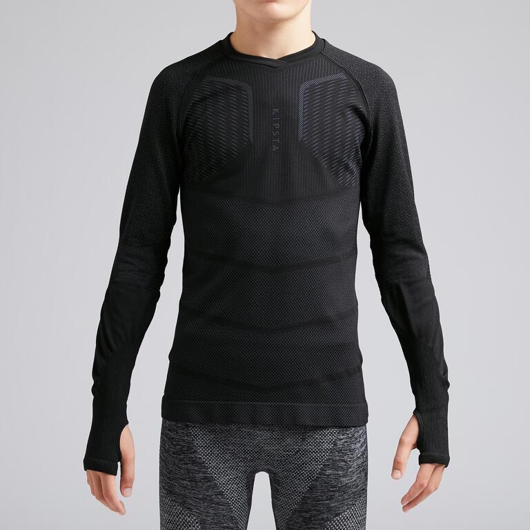 Buy Kids Football Base Layer Keepdry 500 Black Online | Decathlon