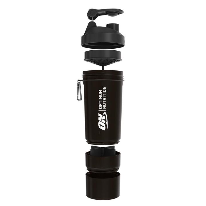 Shaker Optimum Nutrition 600 ml com Compartimentos de Arrumação de ...