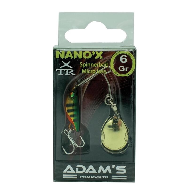 Perch Lure Fishing Spinner Microspinner Nano'x 6g Perch AUTAIN - Decathlon
