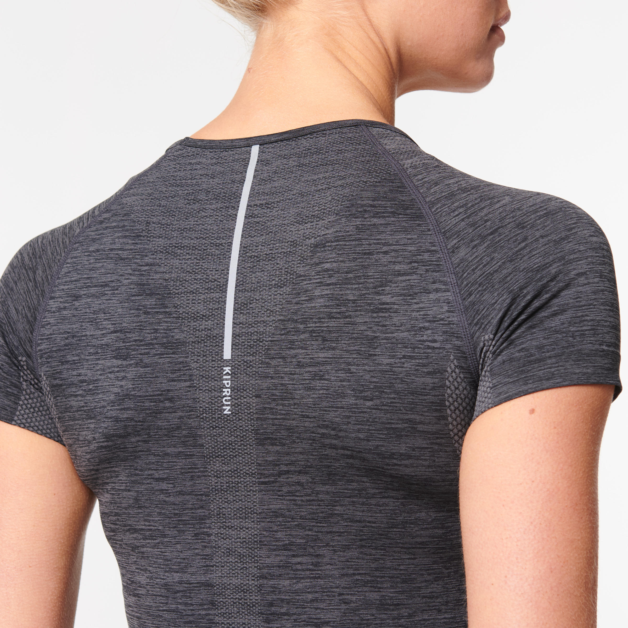 Women's Seamless Running T-Shirt - Black