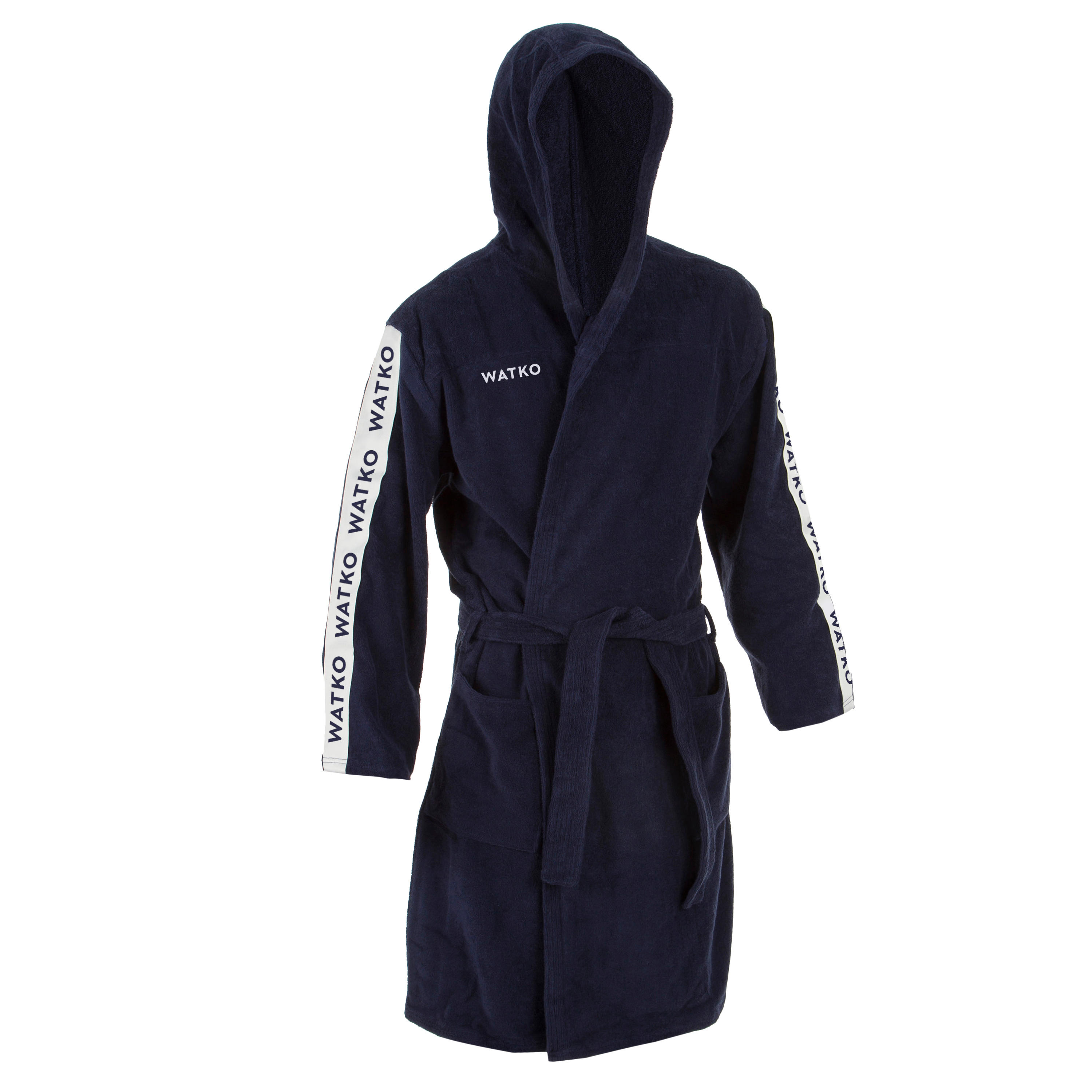 MEN'S WATER POLO THICK COTTON BATHROBE 500 - NAVY BLUE NABAIJI | Decathlon