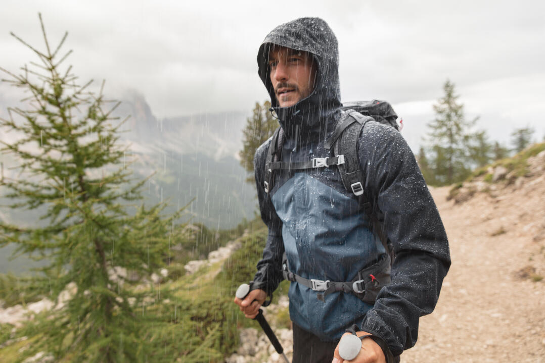 Kurtka turystyczna męska Quechua MH150 wodoodporna QUECHUA | Decathlon