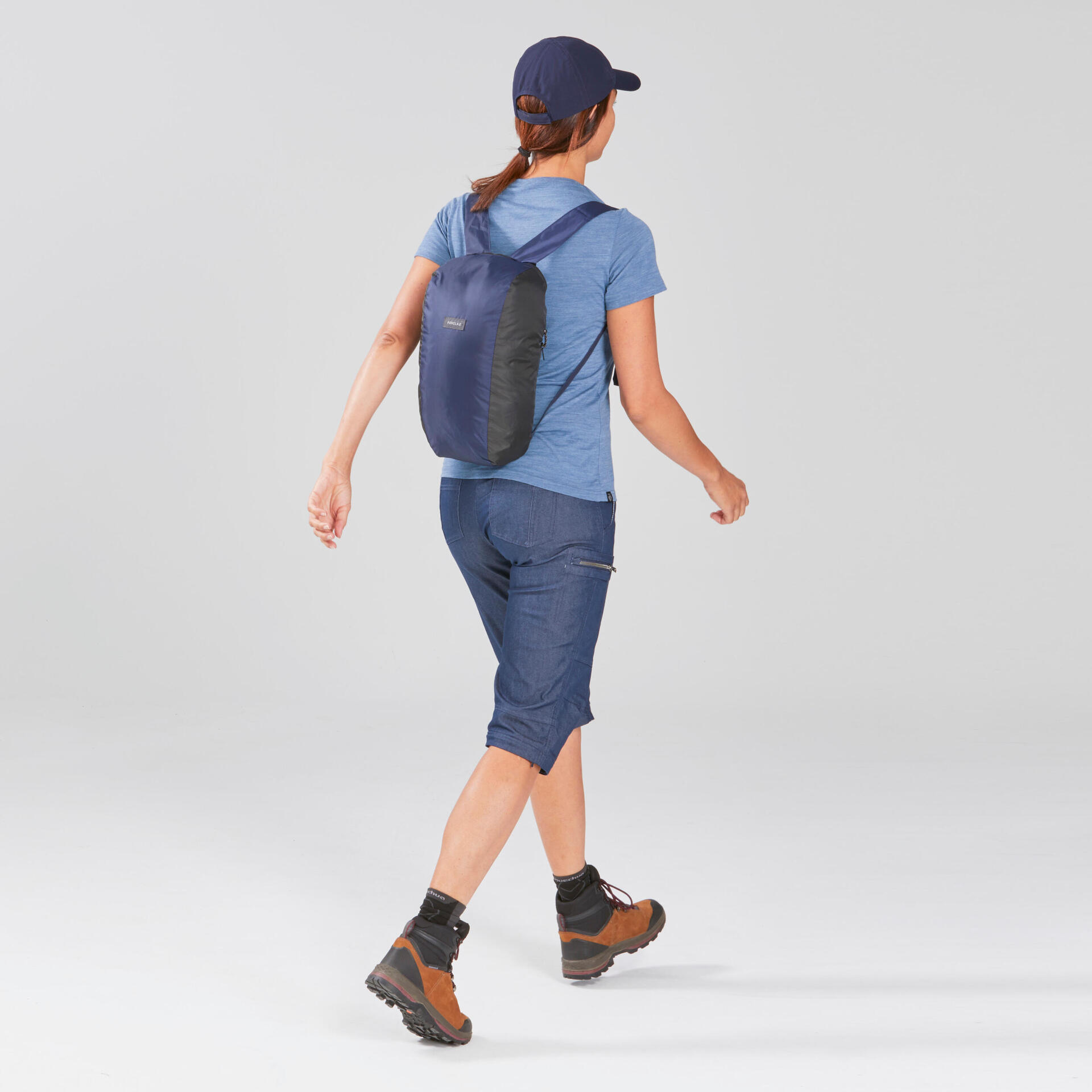 Travel 100 10L foldable pocket backpack - Blue