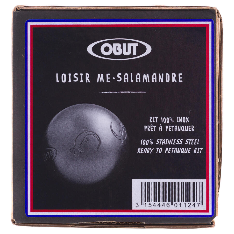 BOULES DE PETANQUE LOISIR INOX OBUT SALAMANDRE OBUT | Decathlon