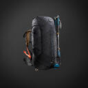Men Trekking 50L Backpack Forclaz Trek 100 Easyfit - Carbon Grey
