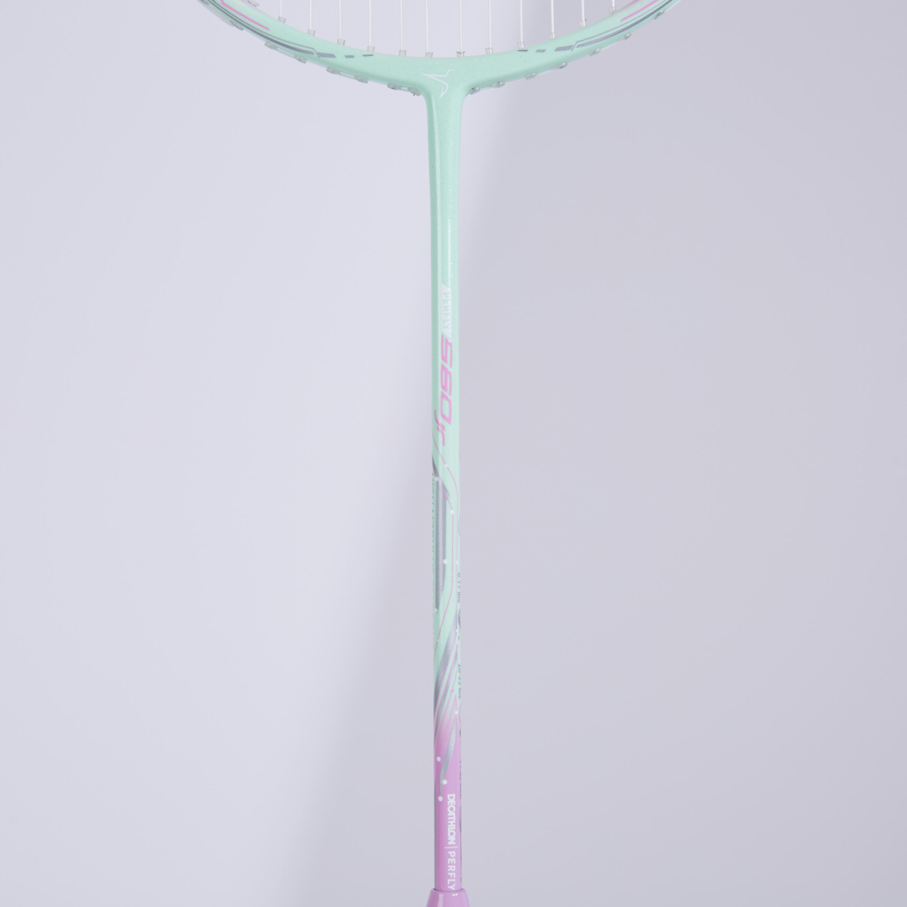 JUNIOR BADMINTON RACKET BR 560 LITE MINT PINK KUIKMA | Decathlon