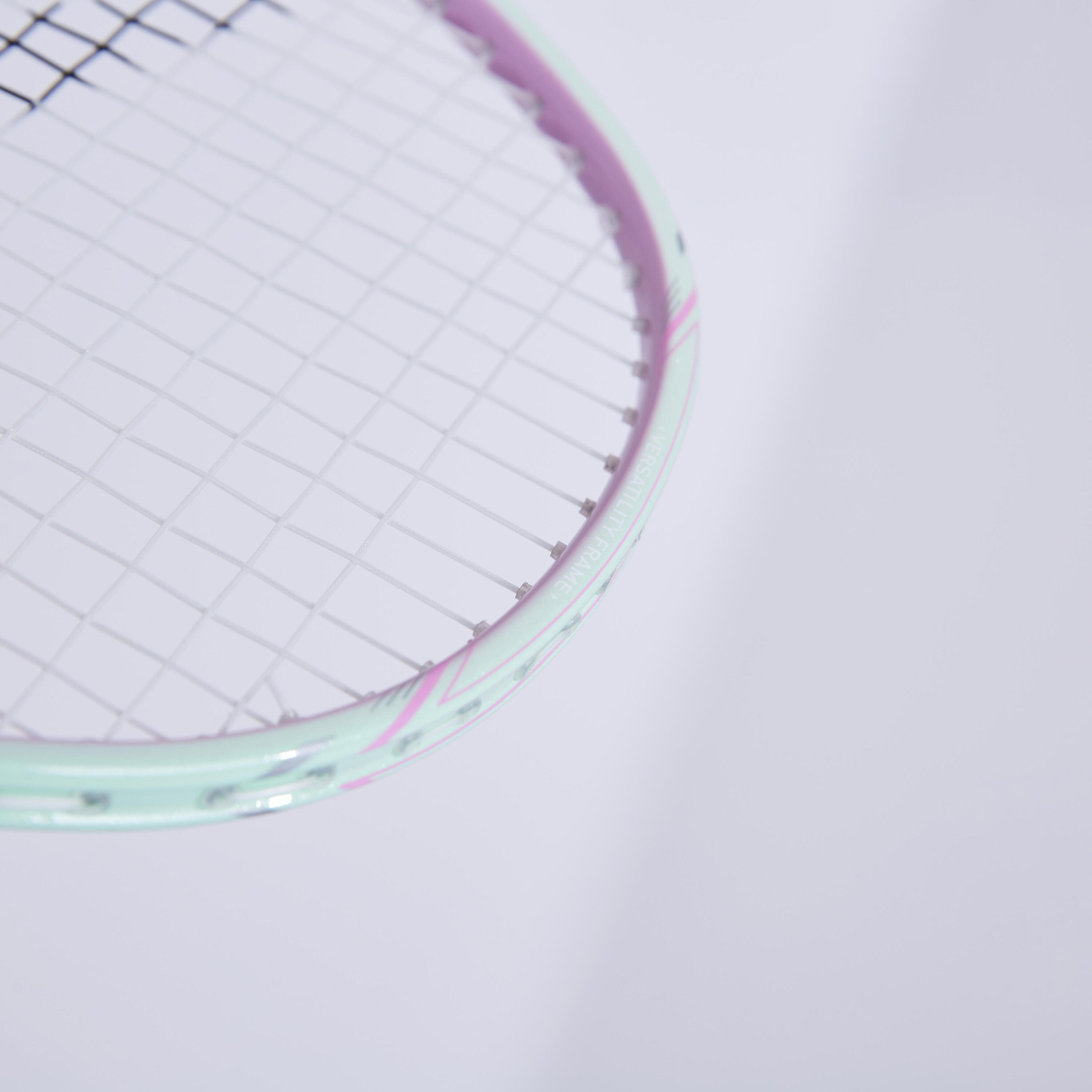 JUNIOR BADMINTON RACKET BR 560 LITE MINT PINK KUIKMA | Decathlon